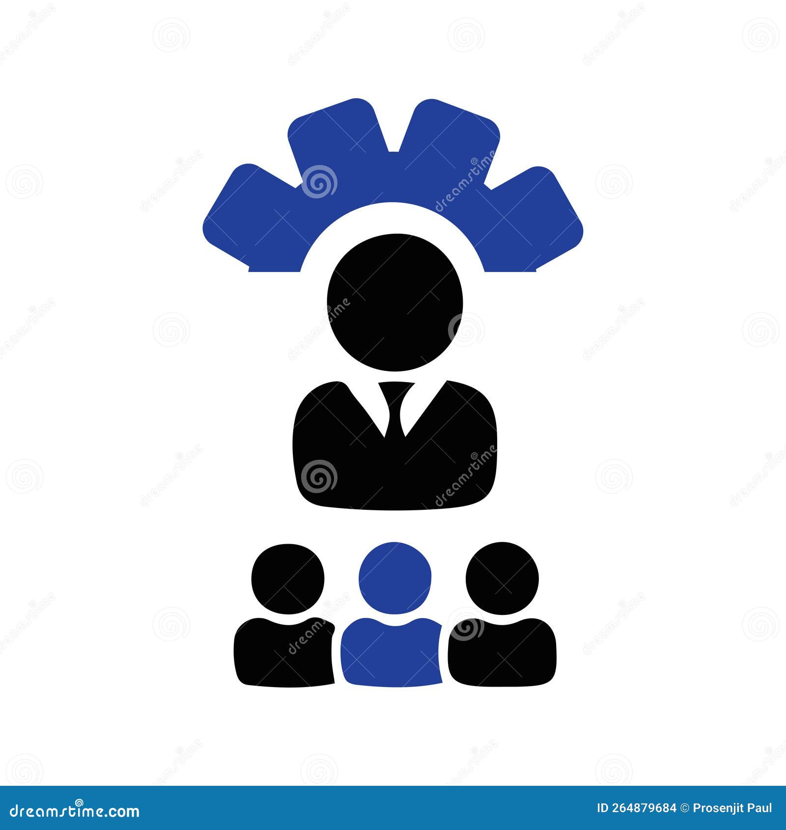 Human Resource Management Icon Stock Vector - Illustration of business ...