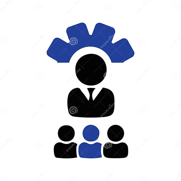 Human Resource Management Icon Stock Vector - Illustration of business ...