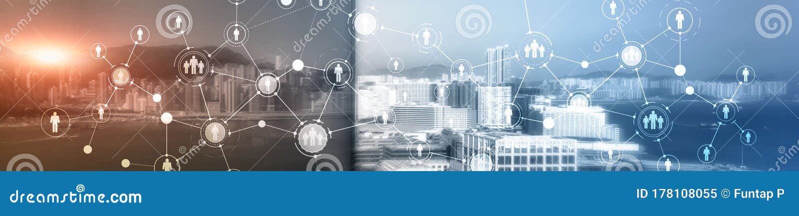 Human Resource Planning or Business Organisation on a Virtual Dashboard ...