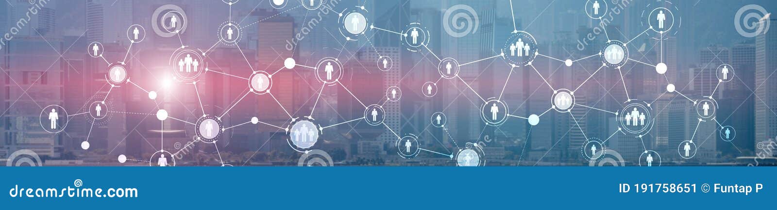 Human Resource Planning or Business Organisation on a Virtual Dashboard ...