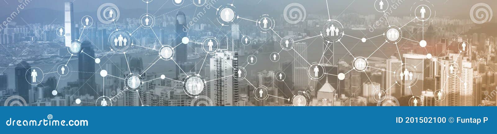 Human Resource Planning or Business Organisation on a Virtual Dashboard ...