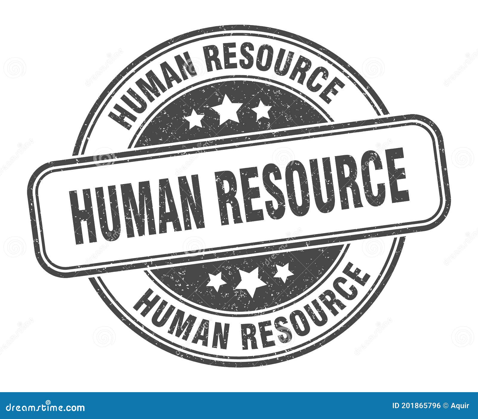 Human Resource Stamp. Human Resource Round Grunge Sign Stock Vector ...