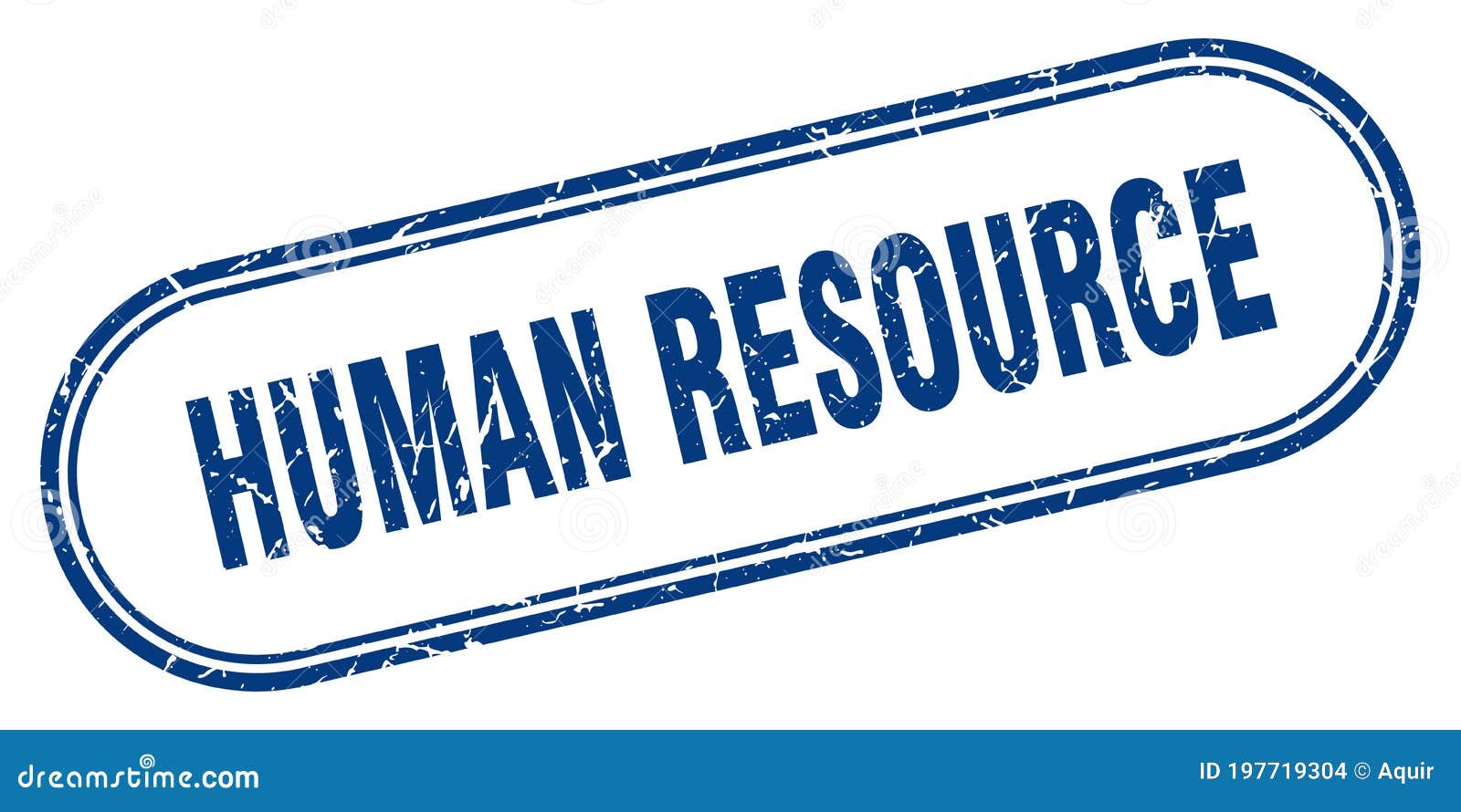 Human Resource Stamp. Rounded Grunge Textured Sign. Label Stock Vector ...