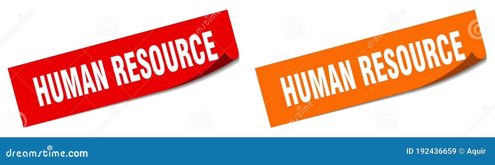 Human Resource Sticker. Human Resource Sign Set Stock Vector ...