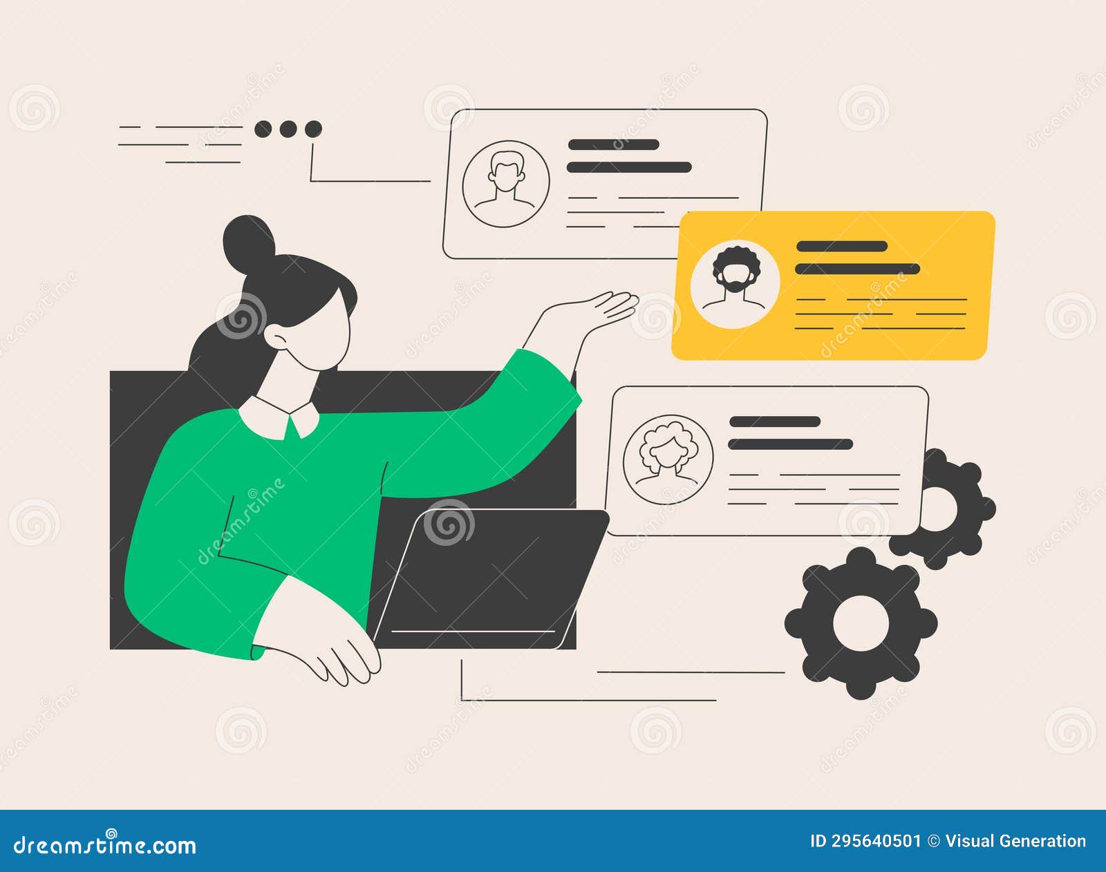 Human Resources Abstract Concept Vector Illustration. Stock Vector ...