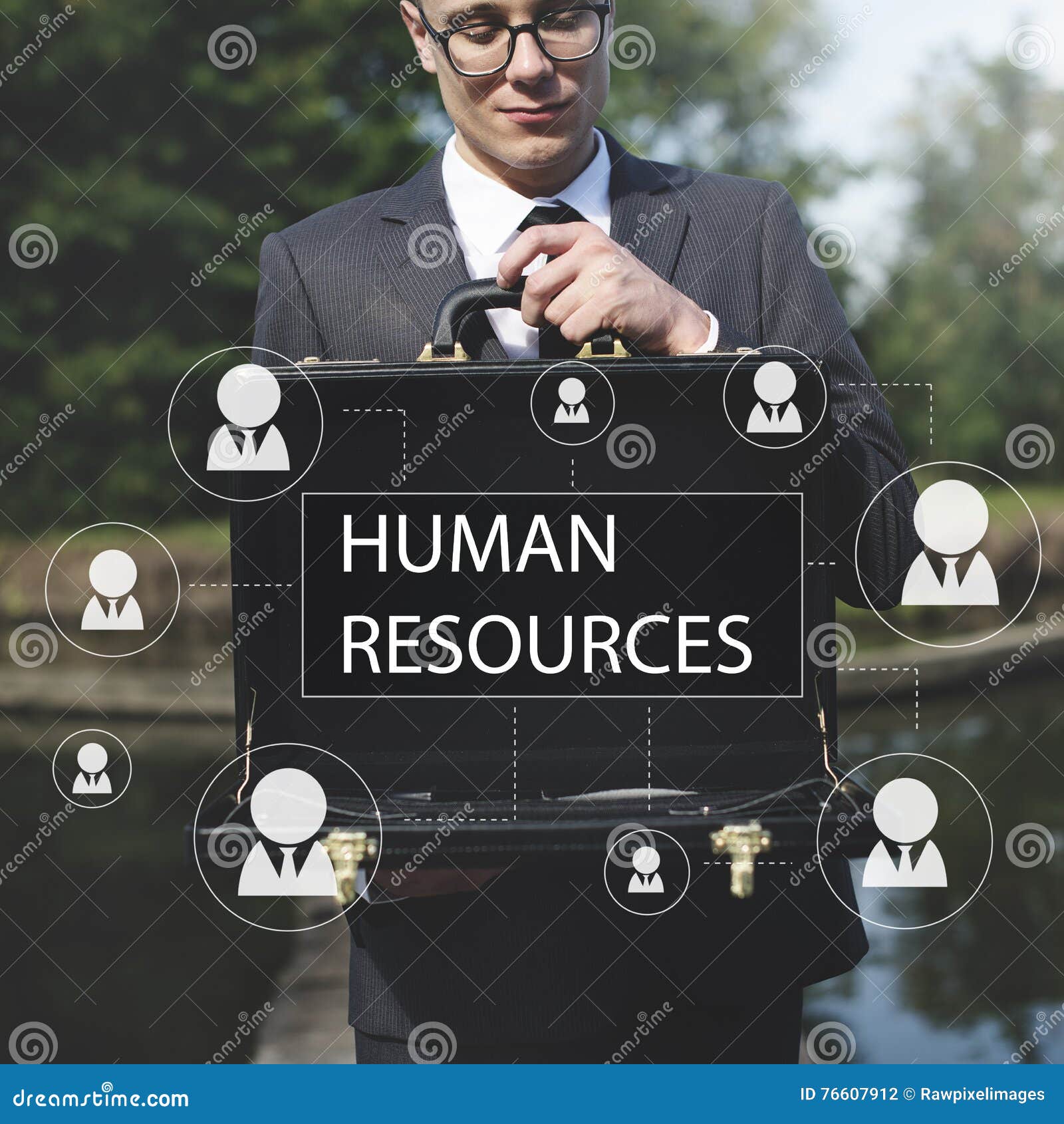 Human Resources Business Profession Graphic Concept Stock Photo - Image ...