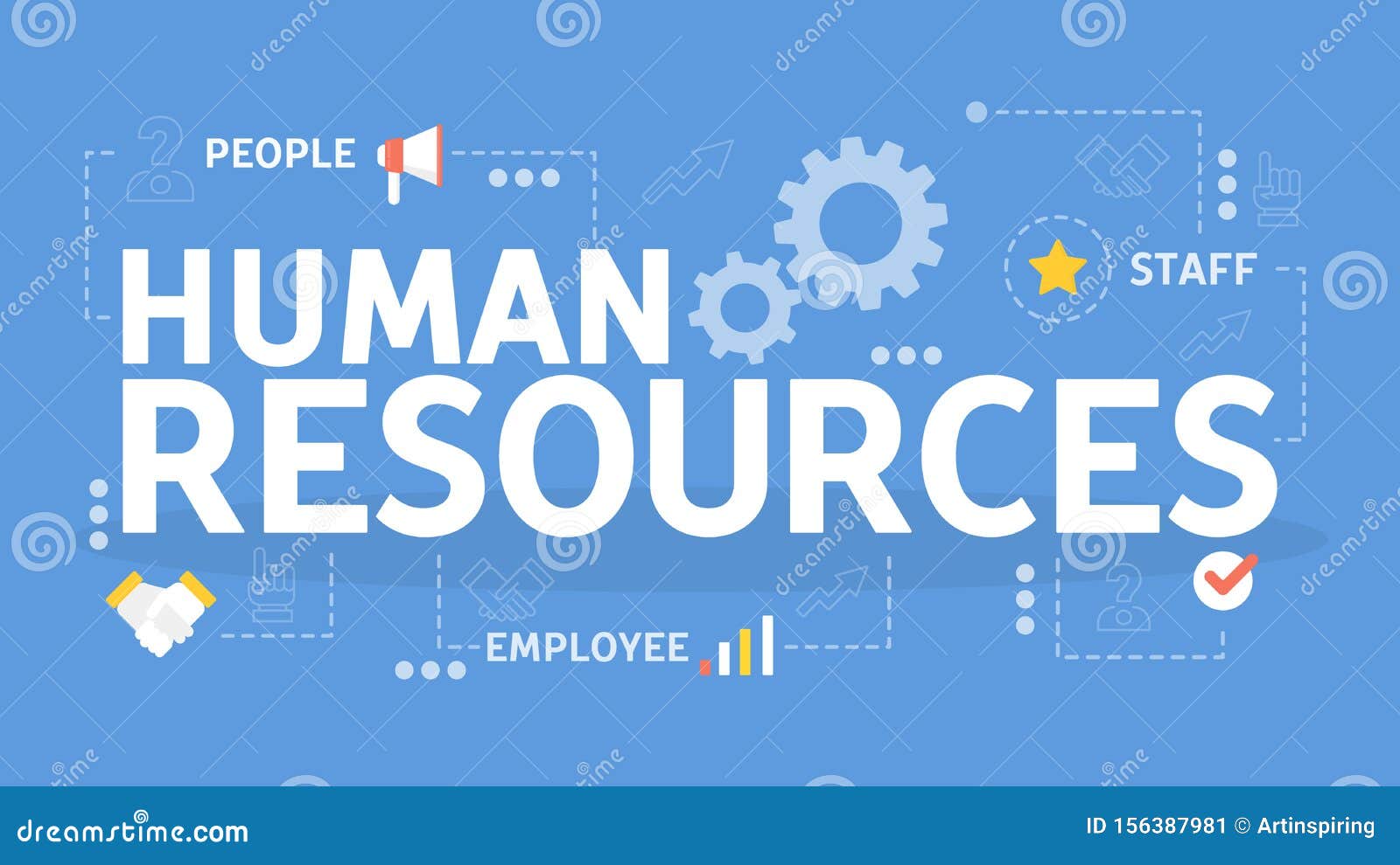 Human Resources Concept. Idea of Recruitment and Job Stock Vector ... Human Resources Concept. Idea of Recruitment and Job Stock Vector ...