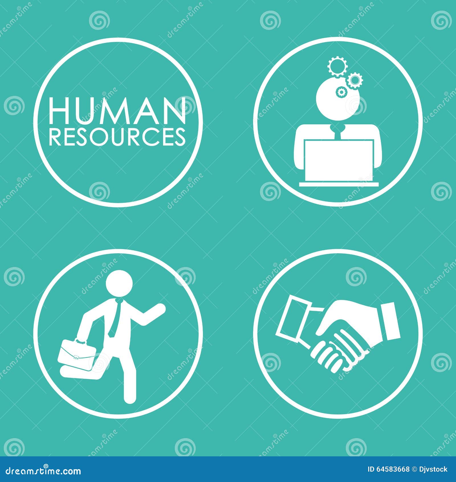 Human Resources Design Stock Vector - Image: 64583668