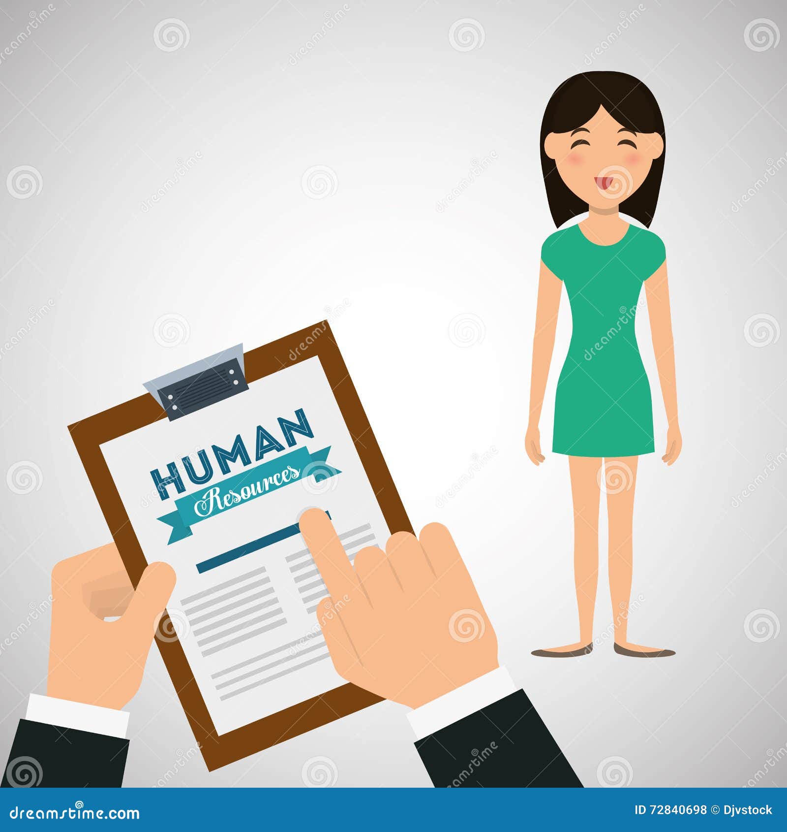 Human Resources Design. Person Icon. Illustration Stock Vector ...