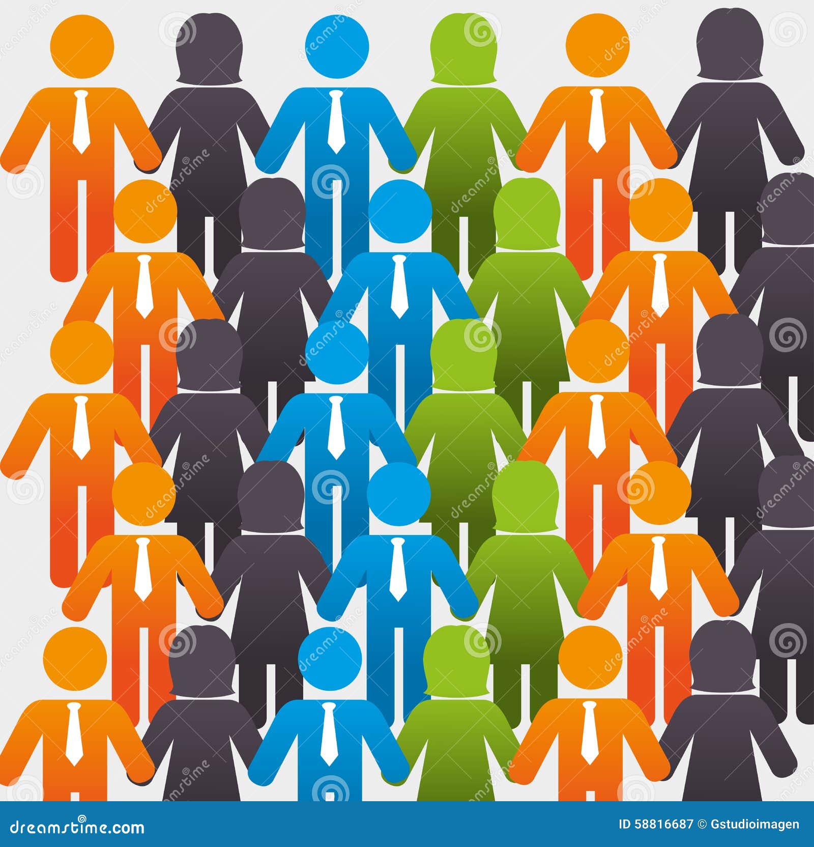 Human resources design. stock vector. Illustration of human - 58816687