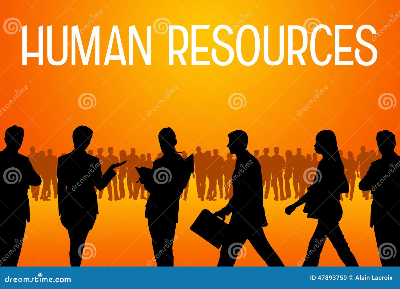 Human resources stock illustration. Illustration of careers - 47893759