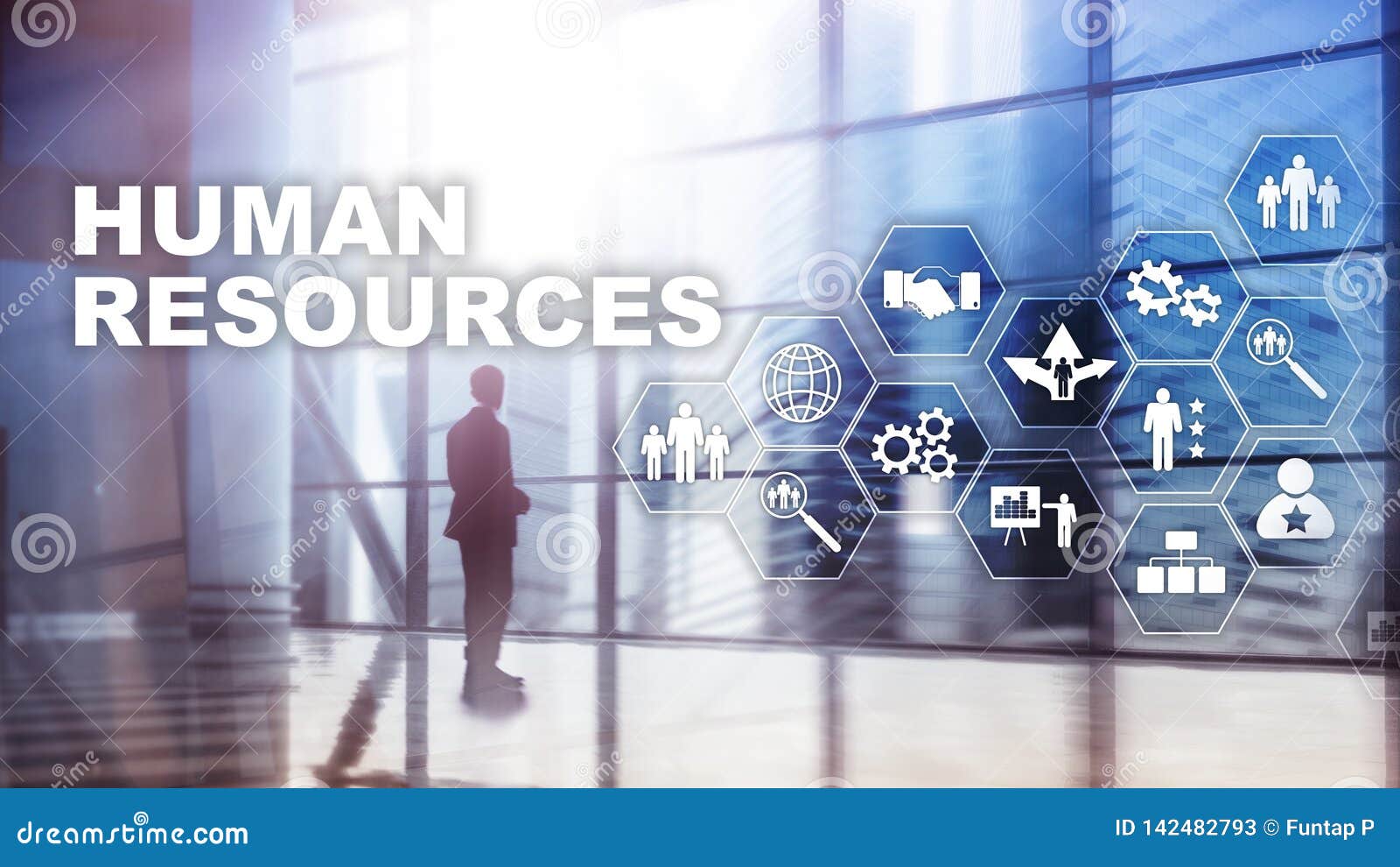 Human Resources HR Management Concept. Human Resources Pool, Customer ...