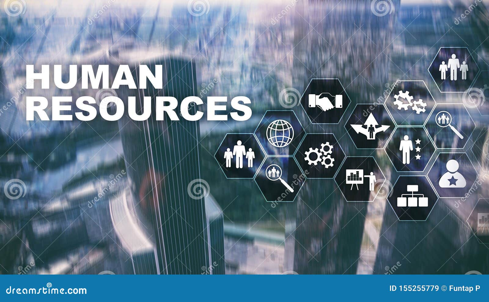 Human Resources HR Management Concept. Human Resources Pool, Customer ...