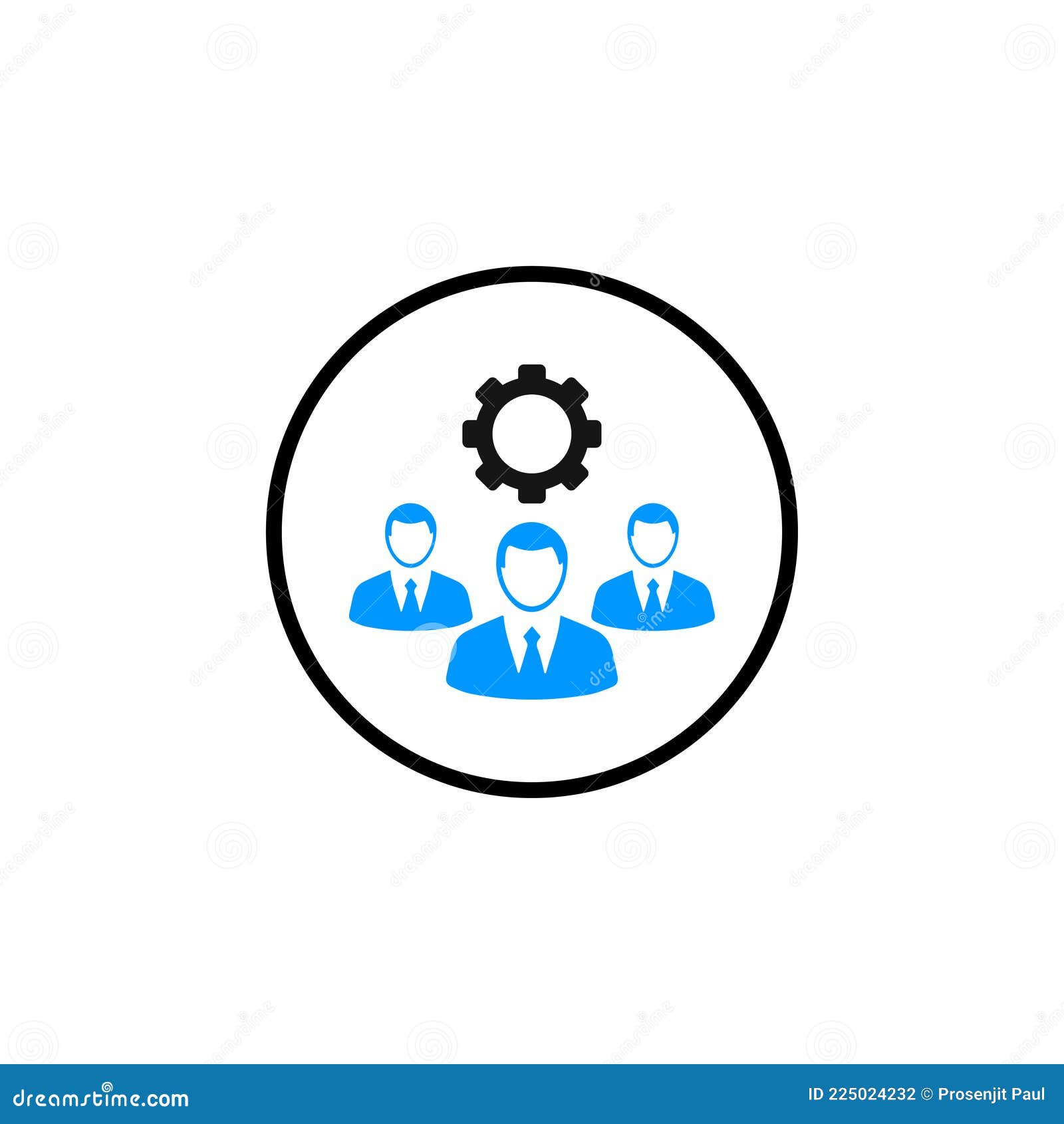 Human resources icon stock vector. Illustration of people - 225024232