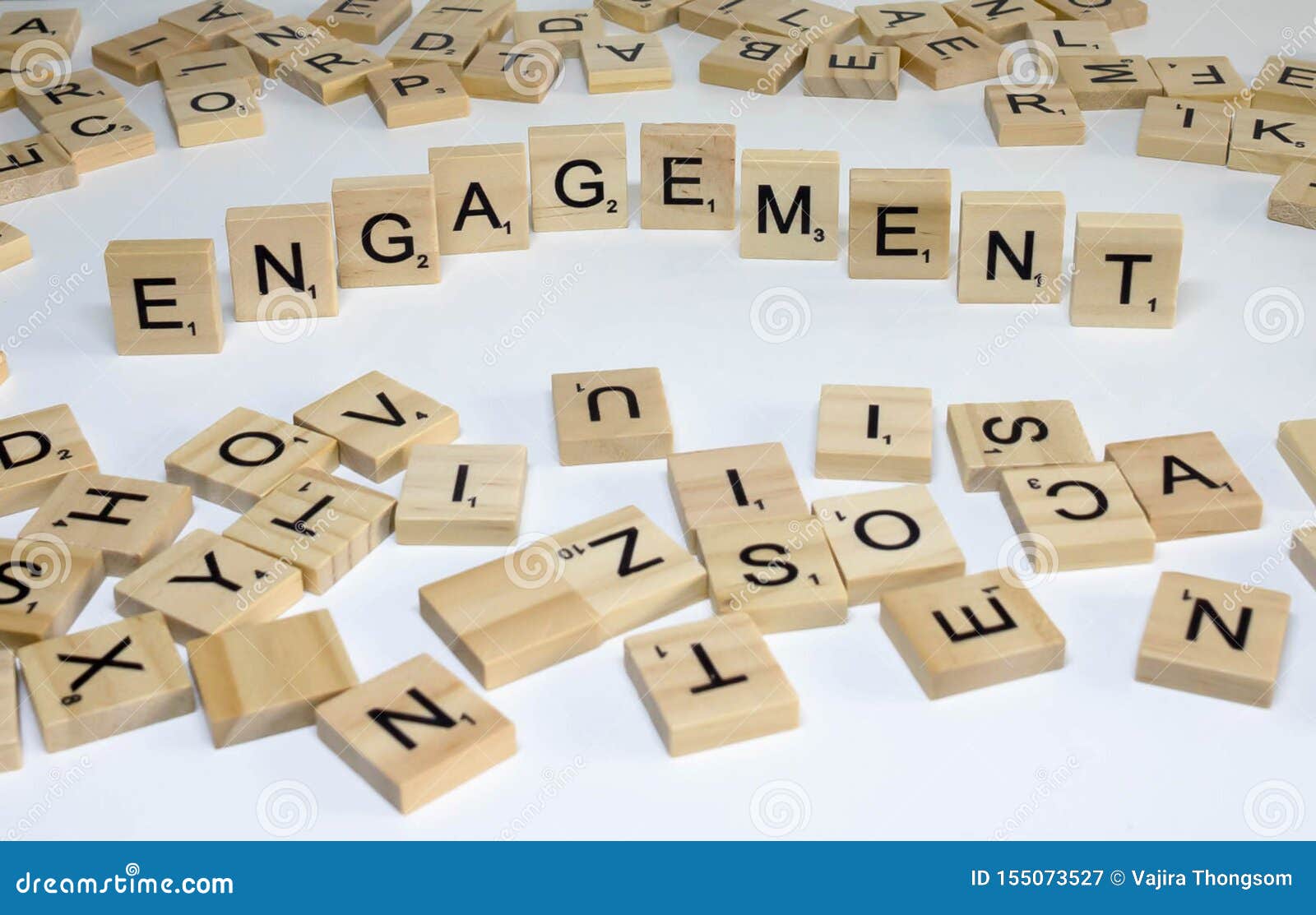 Human Resources Management Term Wooden Abc Engagement Stock Image ...