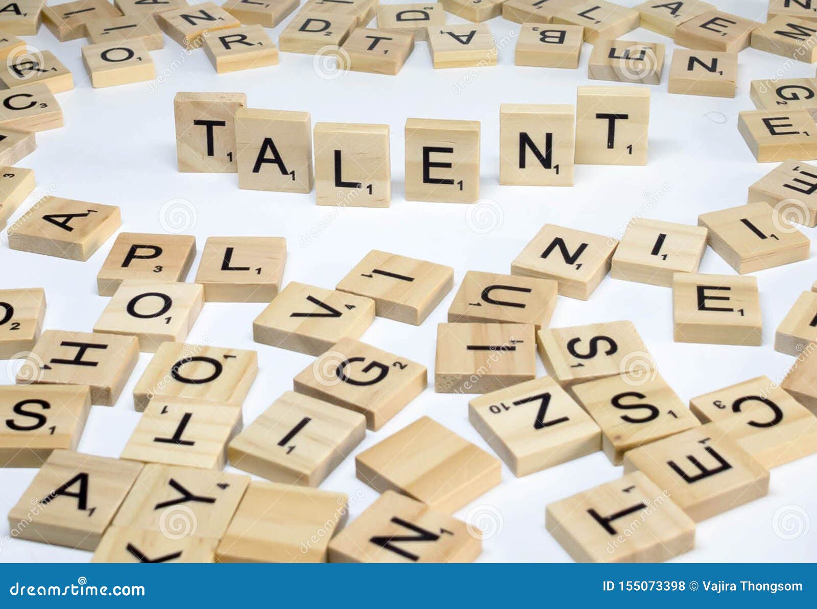Human Resources Management Term Wooden Abc Talent Stock Photo - Image ...