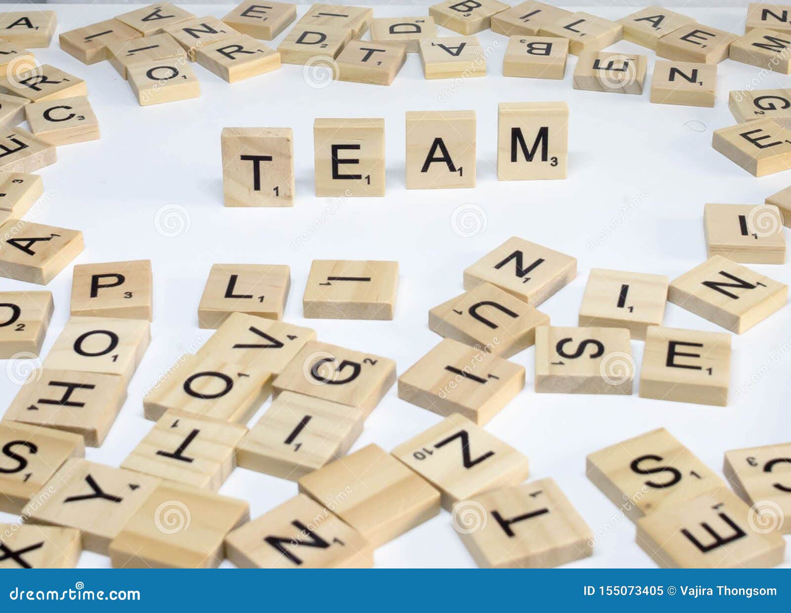 Human Resources Management Term Wooden Abc Team Stock Image - Image of ...