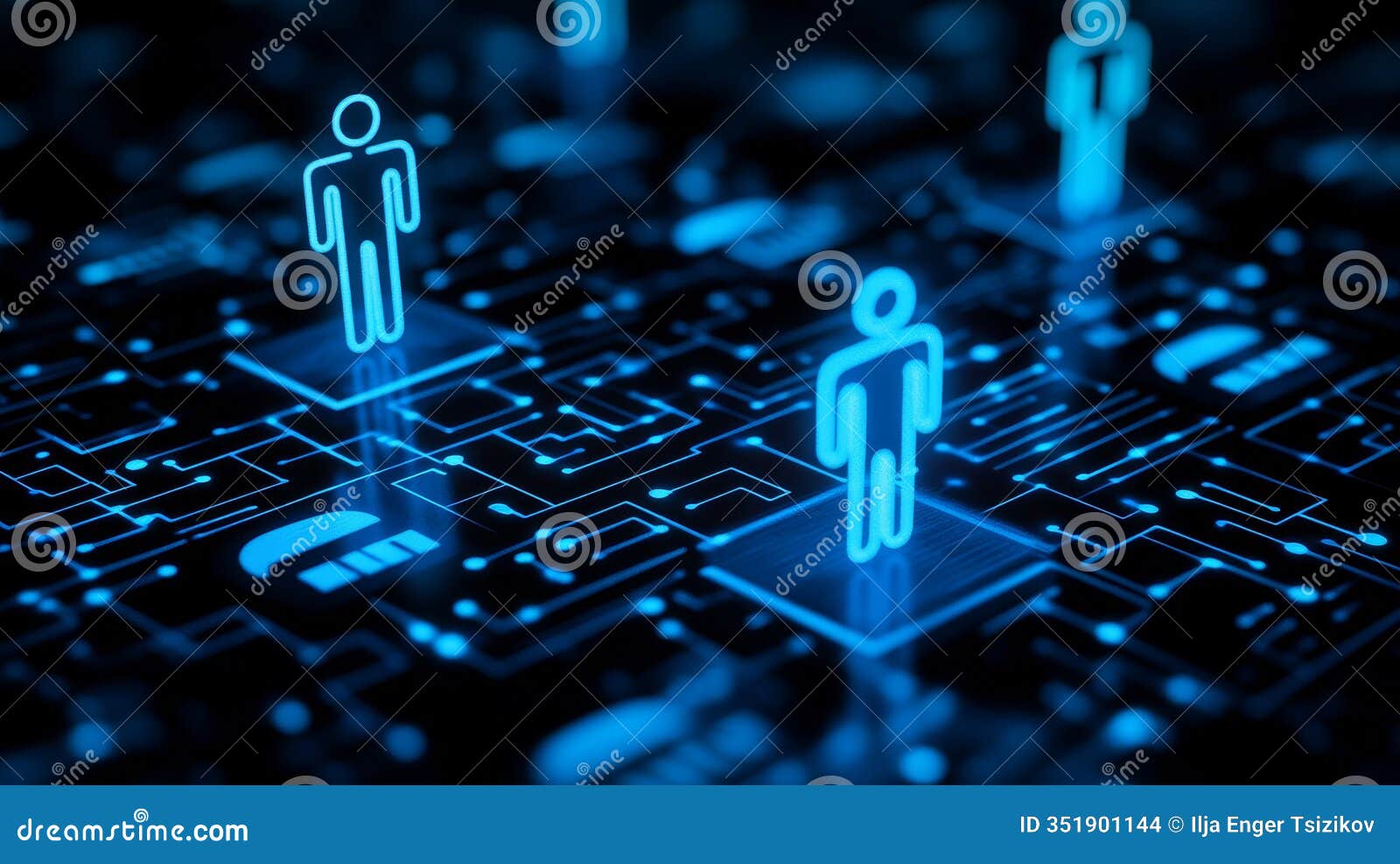 Human Resources, Network of Interconnected People, Management and ...