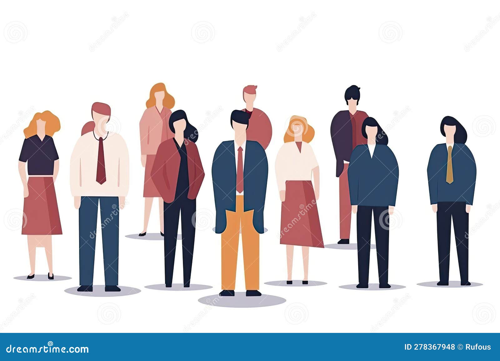 Human Resources Requirements. Management Concept Stock Illustration ...