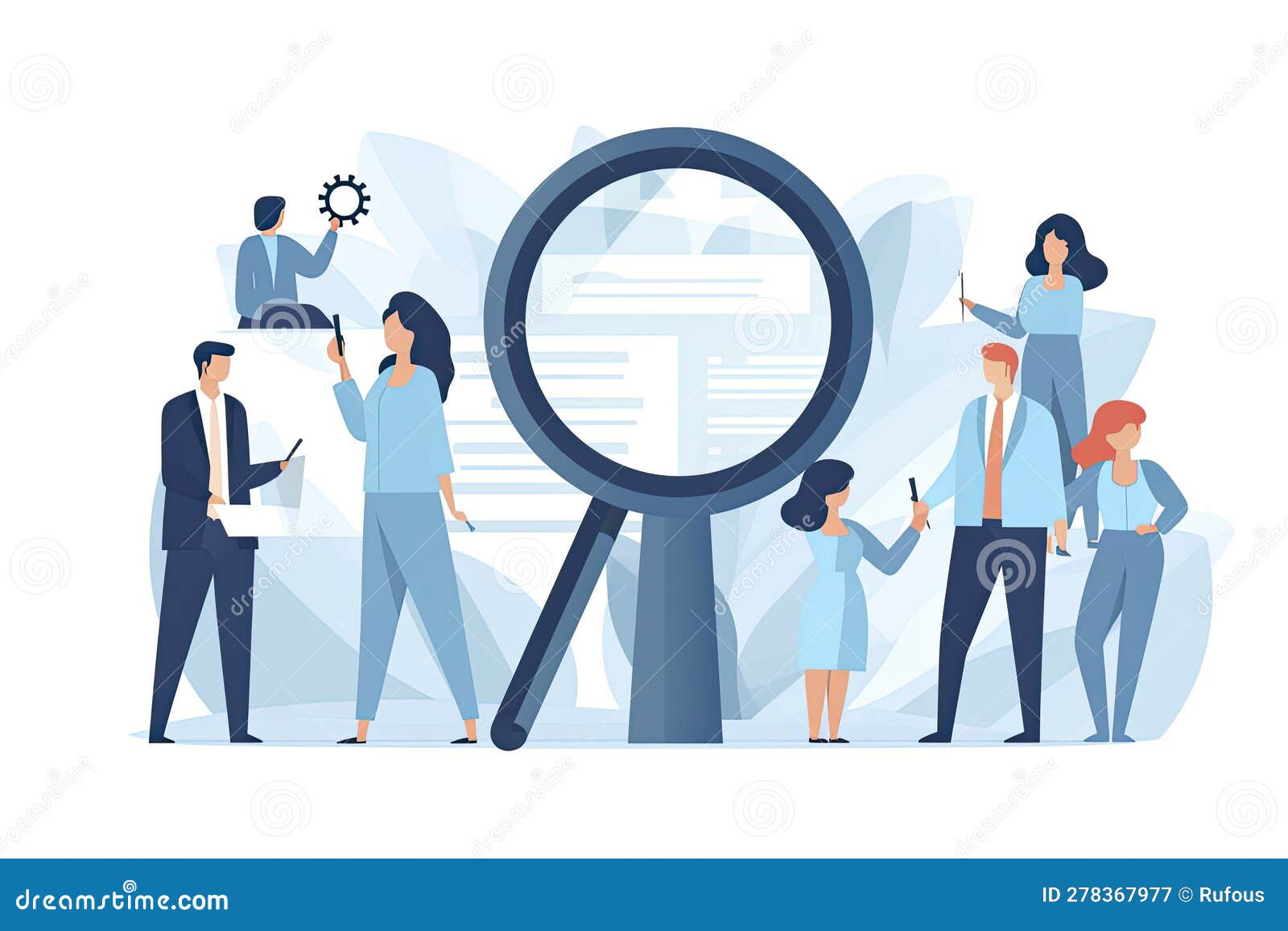 Human Resources Requirements. Management Concept Stock Illustration ...