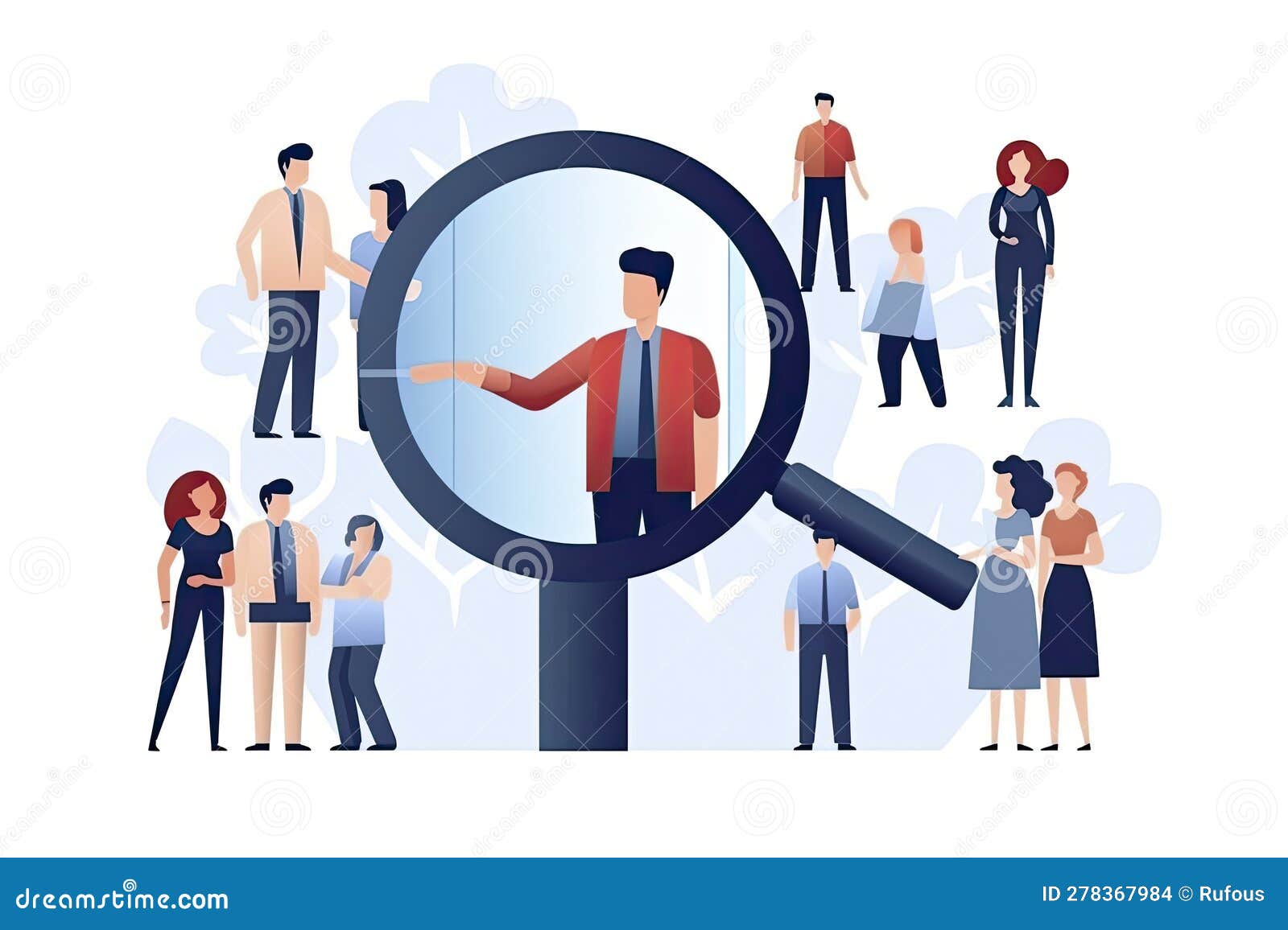 Human Resources Requirements. Management Concept Stock Illustration ...