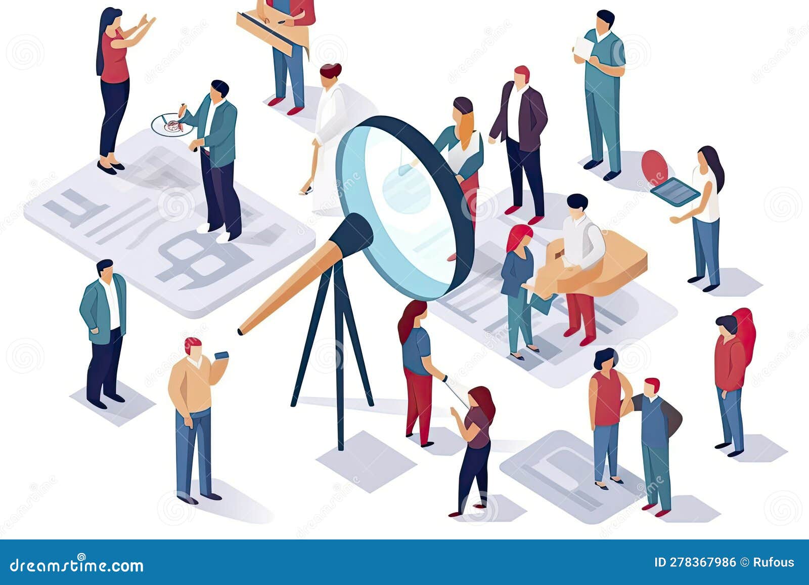 Human Resources Requirements. Management Concept Stock Illustration ...