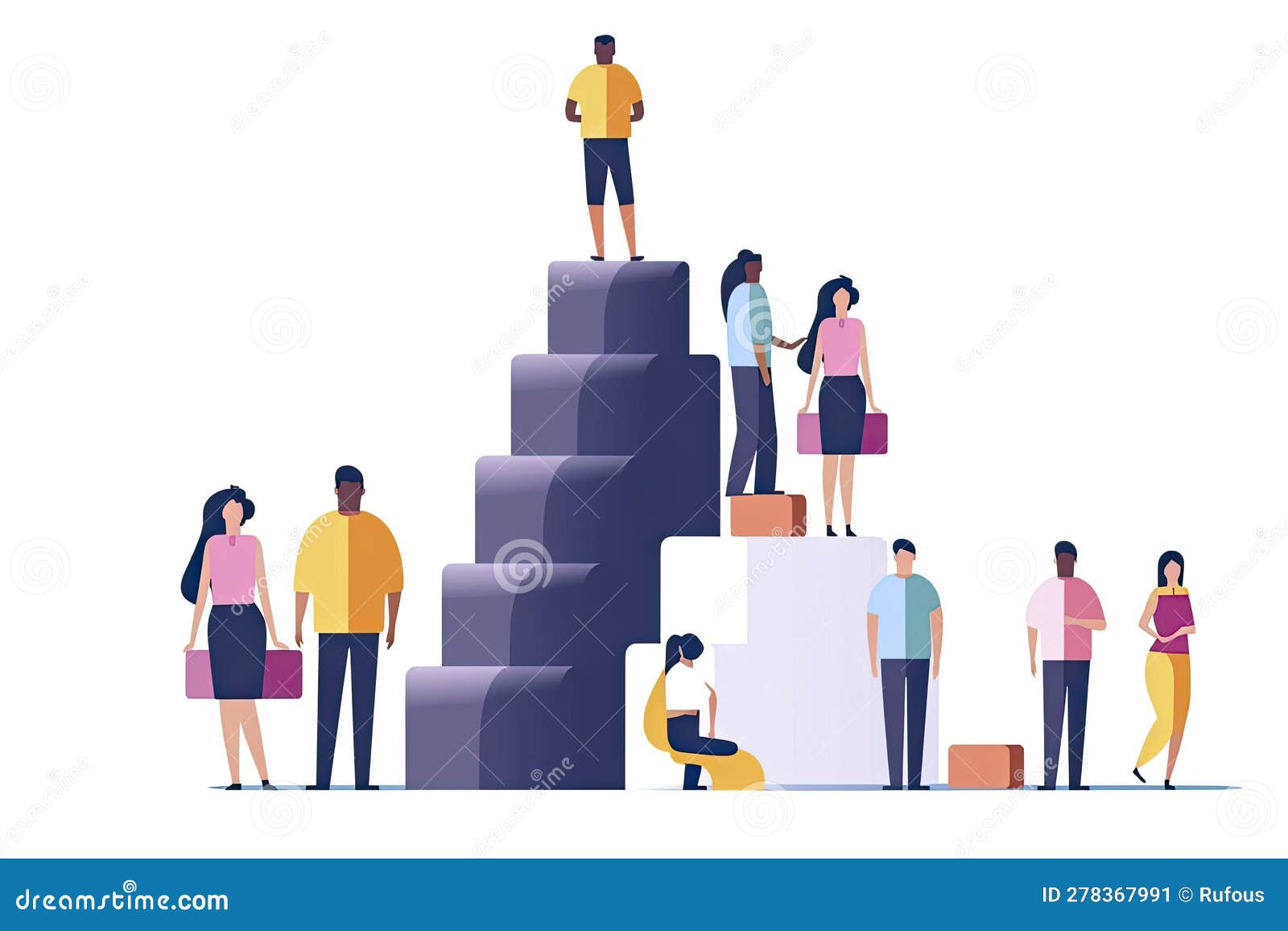Human Resources Requirements. Management Concept Stock Illustration ...