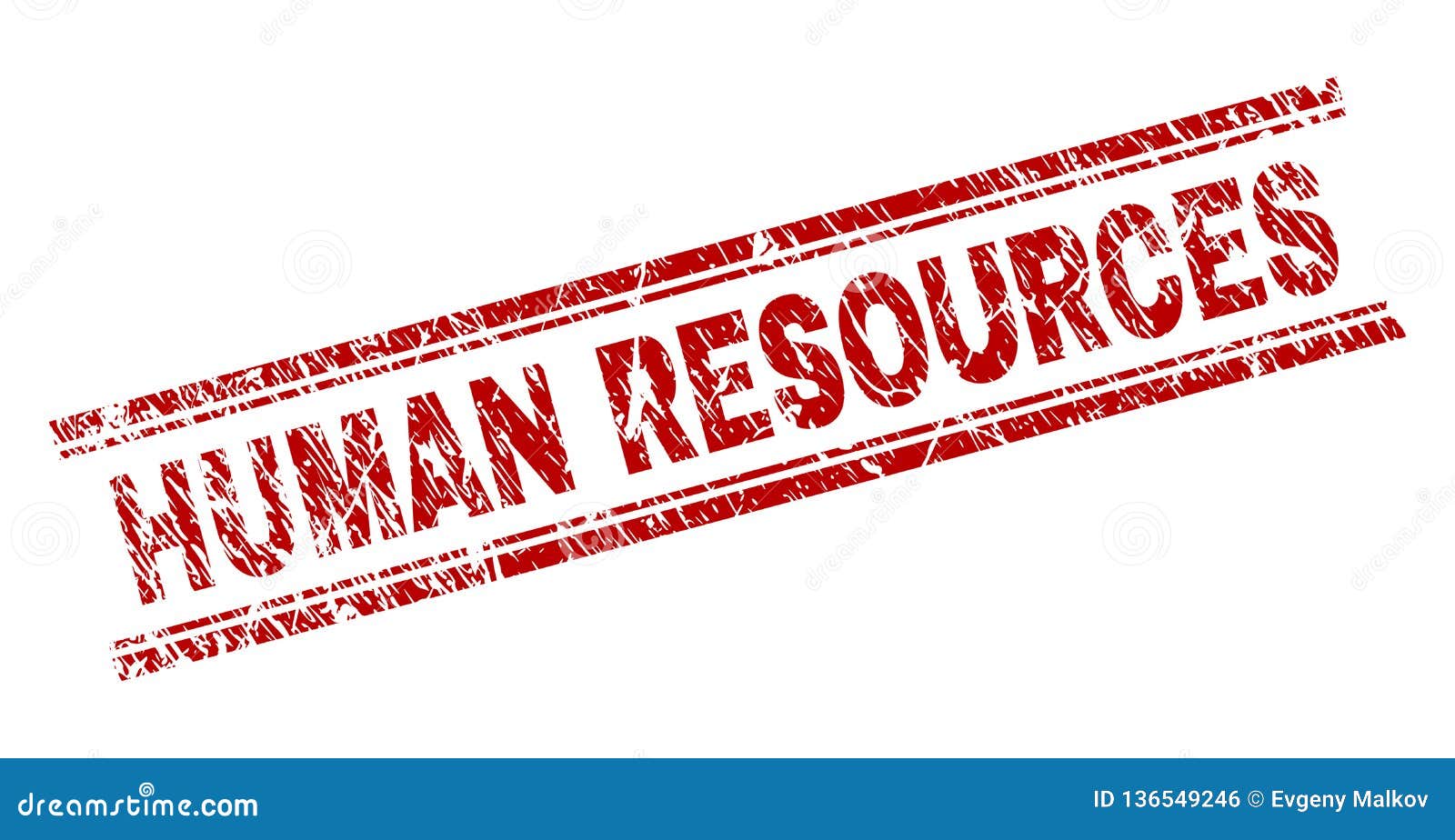 Scratched Textured HUMAN RESOURCES Stamp Seal Stock Vector ...
