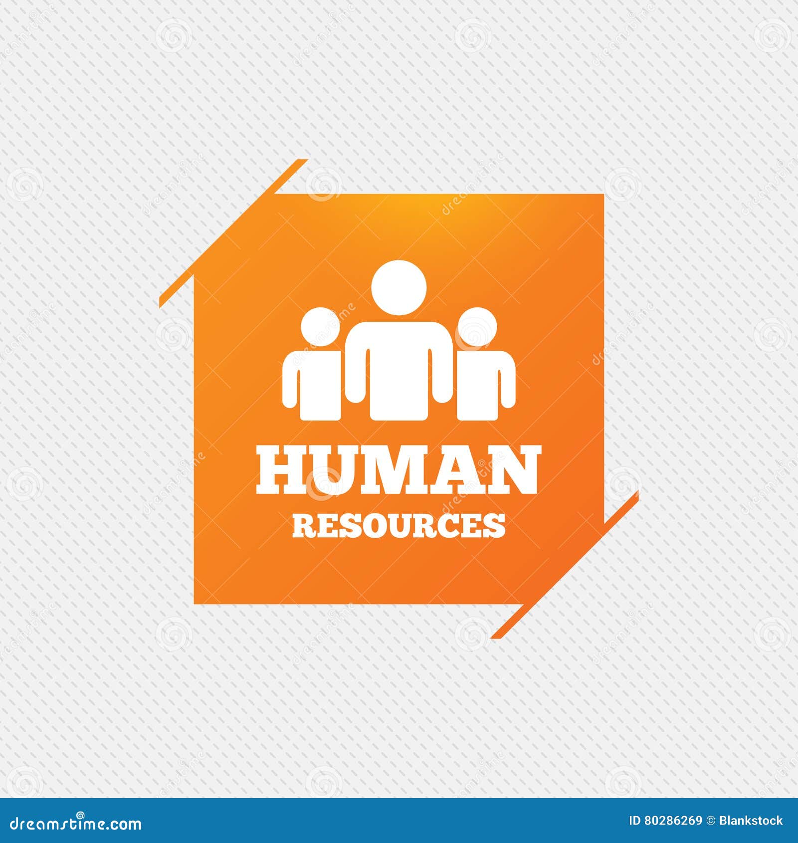 Human Resources Sign Icon. HR Symbol Stock Illustration - Illustration ...