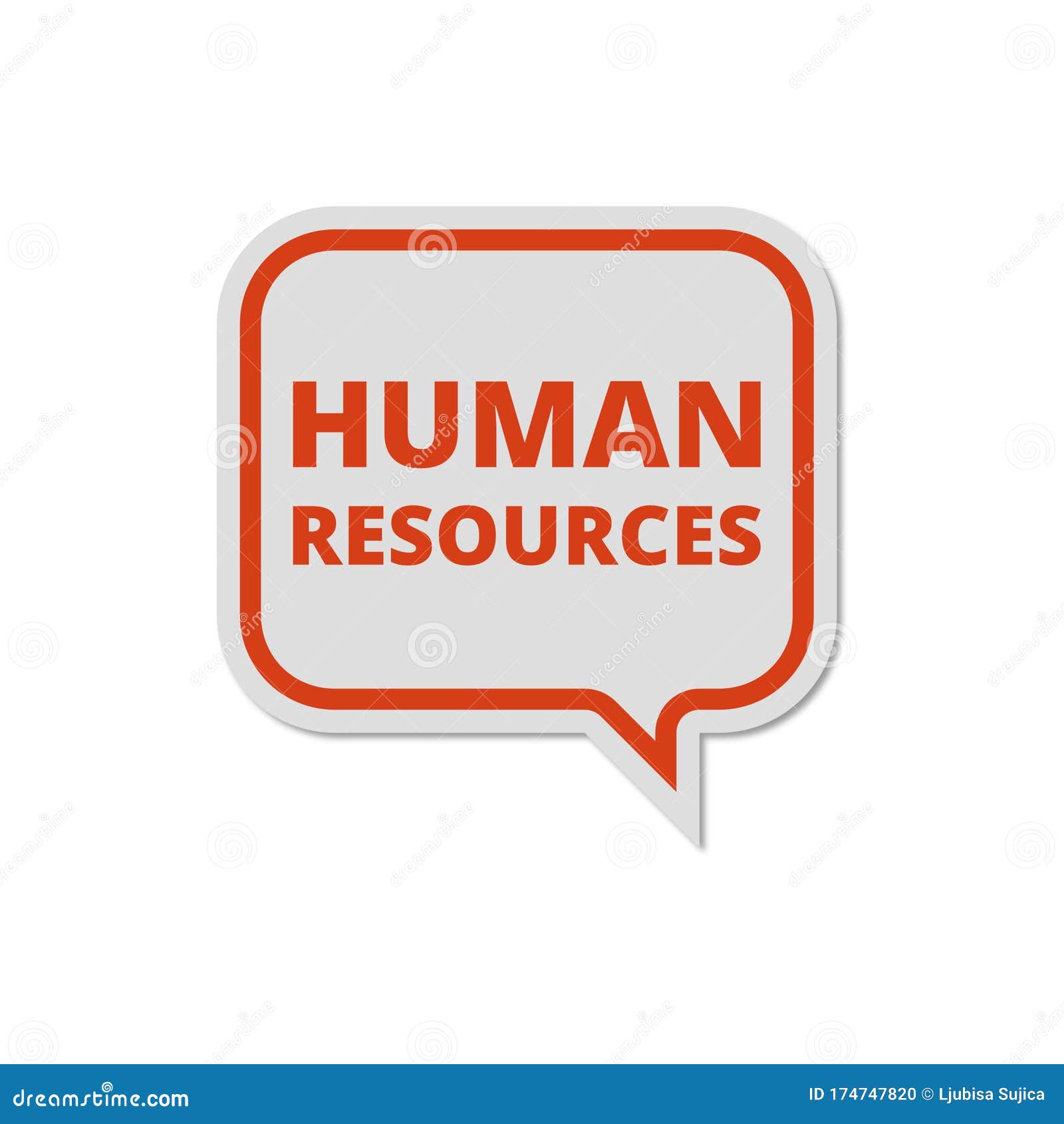 Human resources sign icon stock vector. Illustration of finger - 174747820