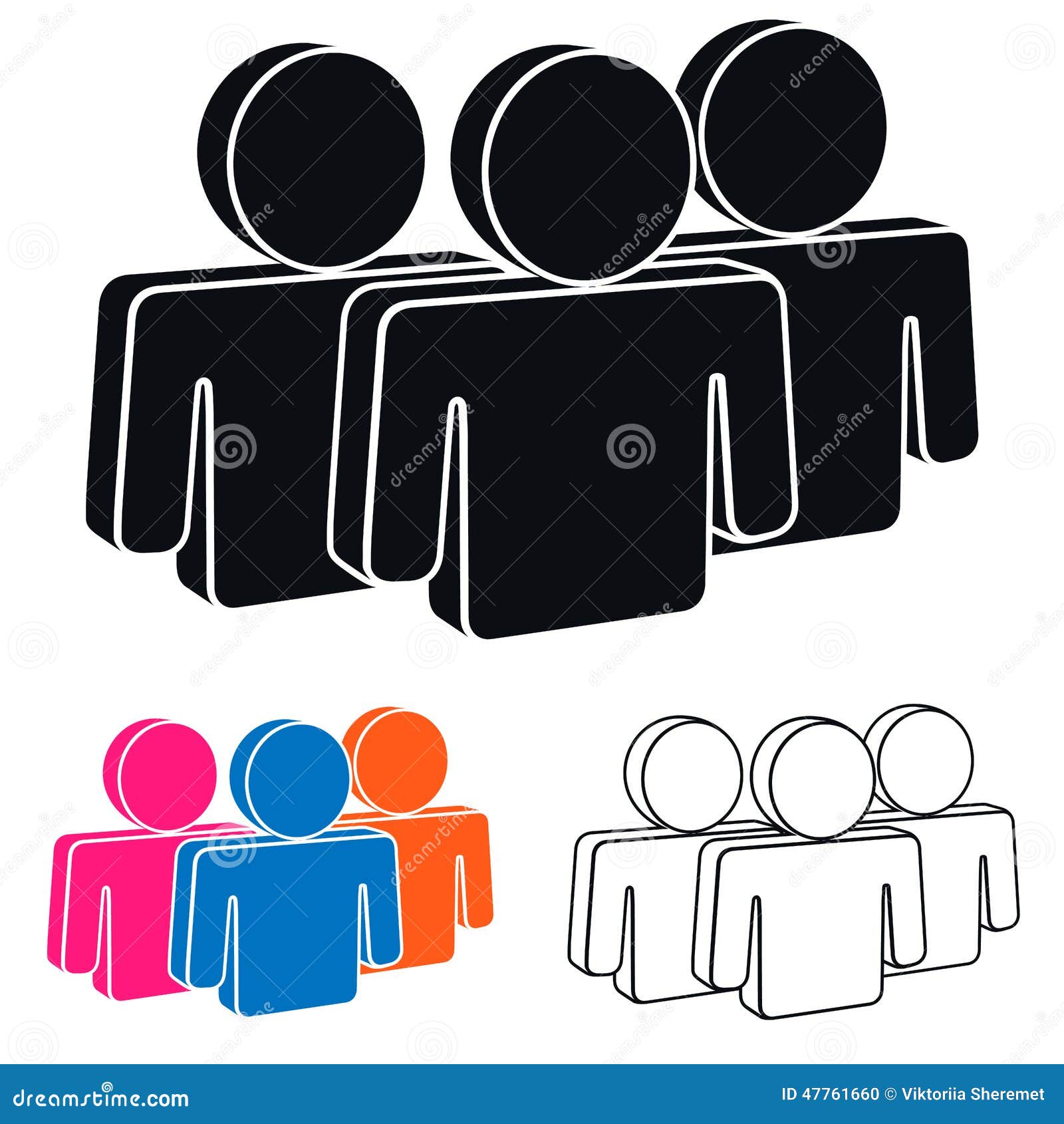 Human Resources Symbol, Vector Illustration Stock Vector - Illustration ...