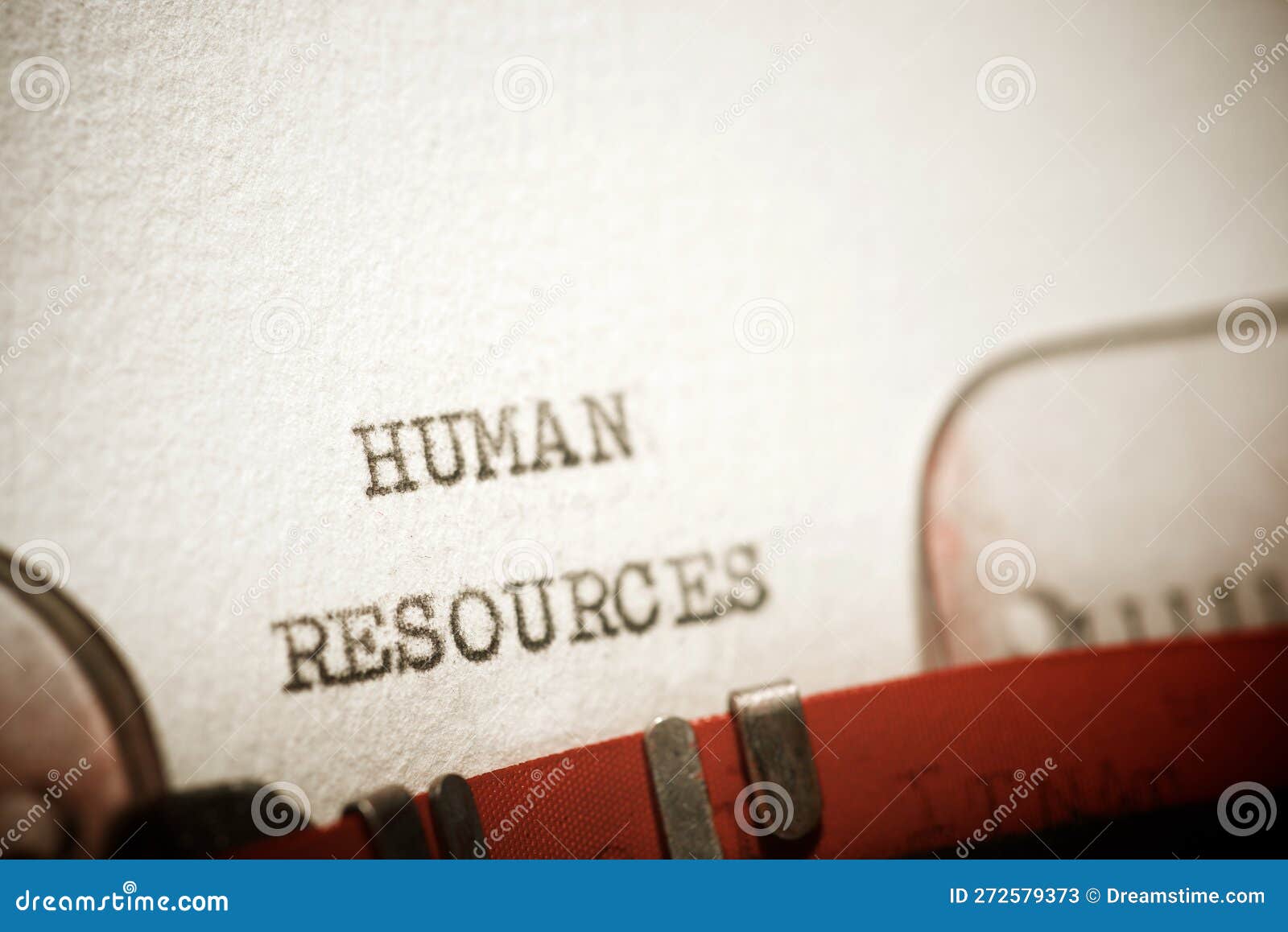 Human resources text stock image. Image of concept, written - 272579373