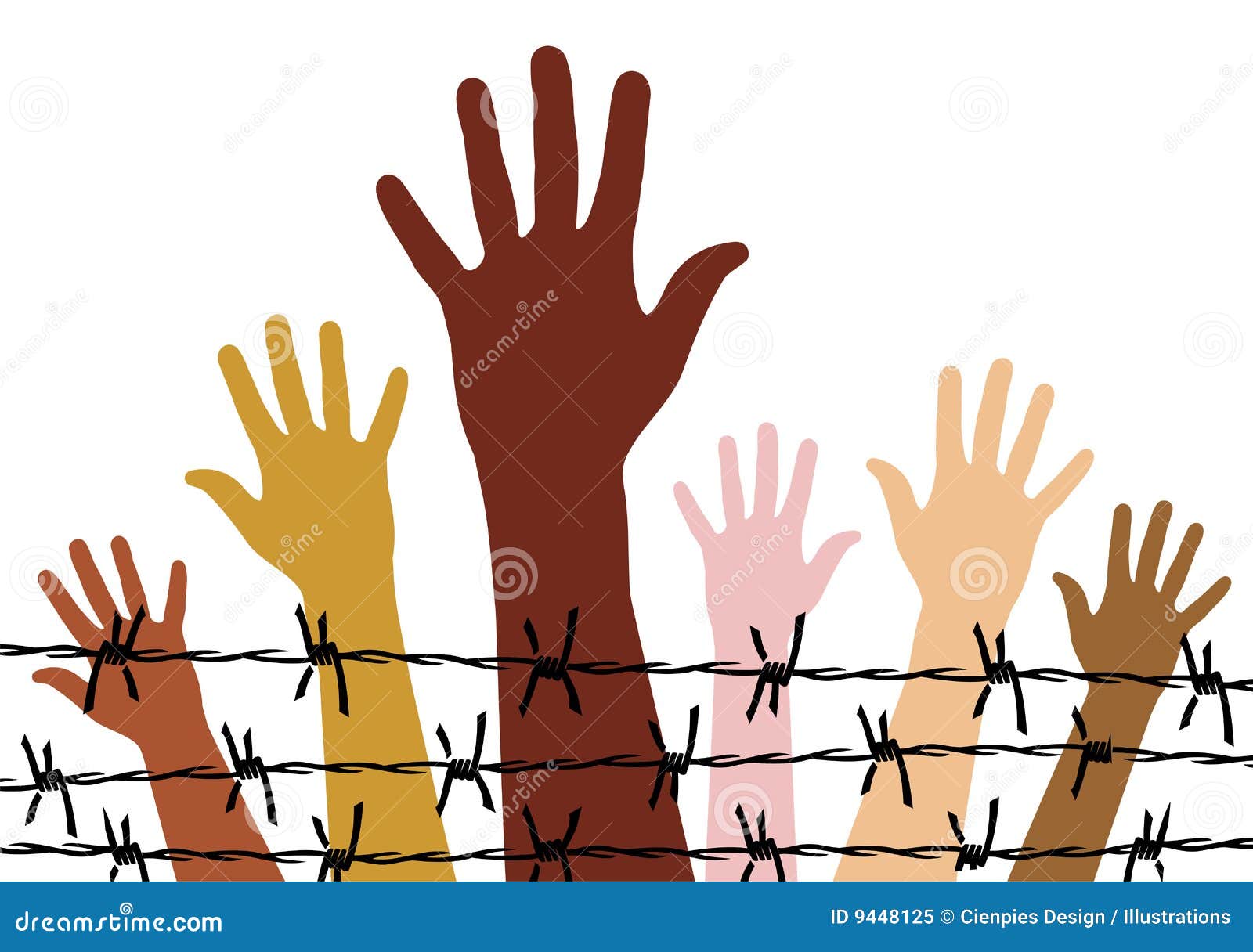 Human rights stock vector. Illustration of hand, escape - 9448125