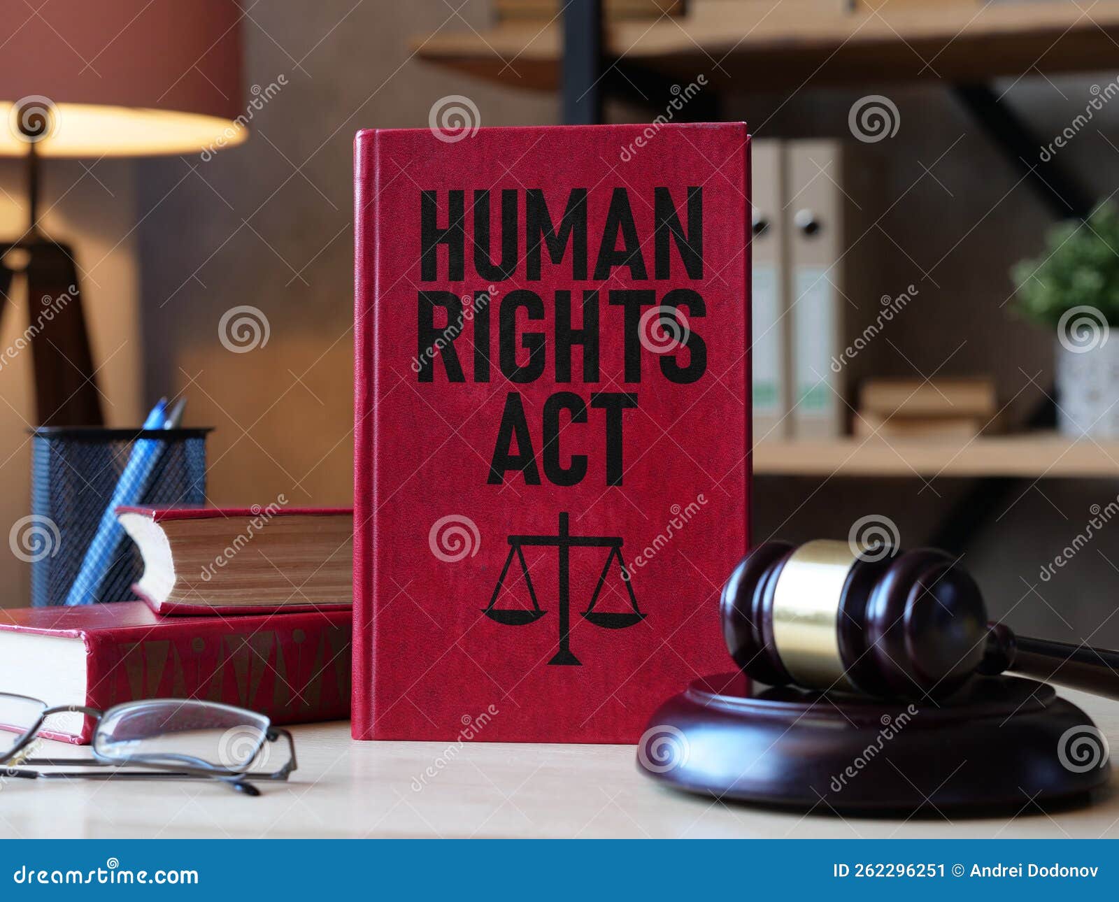 Human Rights Act is Shown Using the Text and Photo of Gavel Stock Image ...