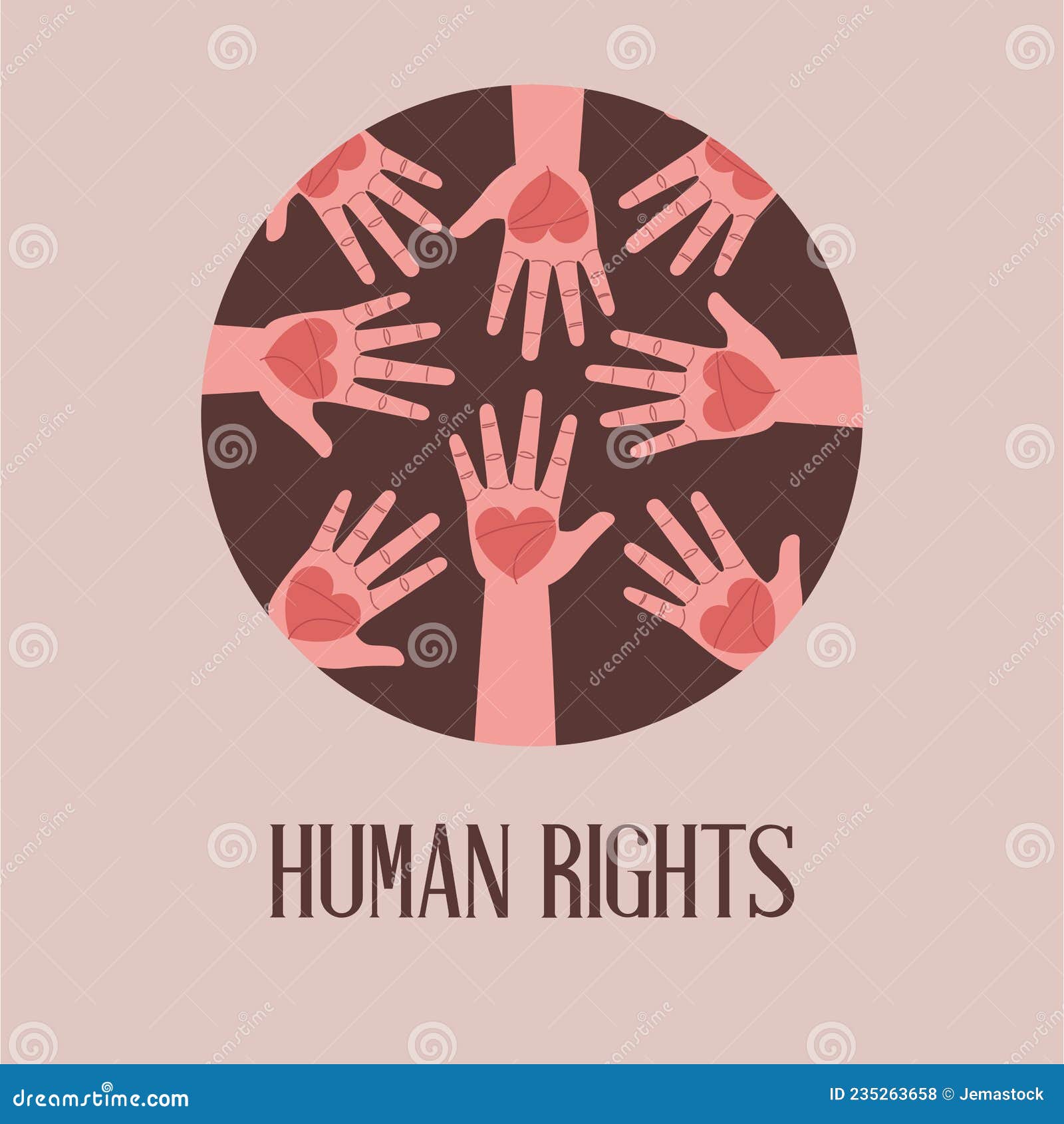 Human Rights Activists Hands Stock Vector - Illustration of awareness ...