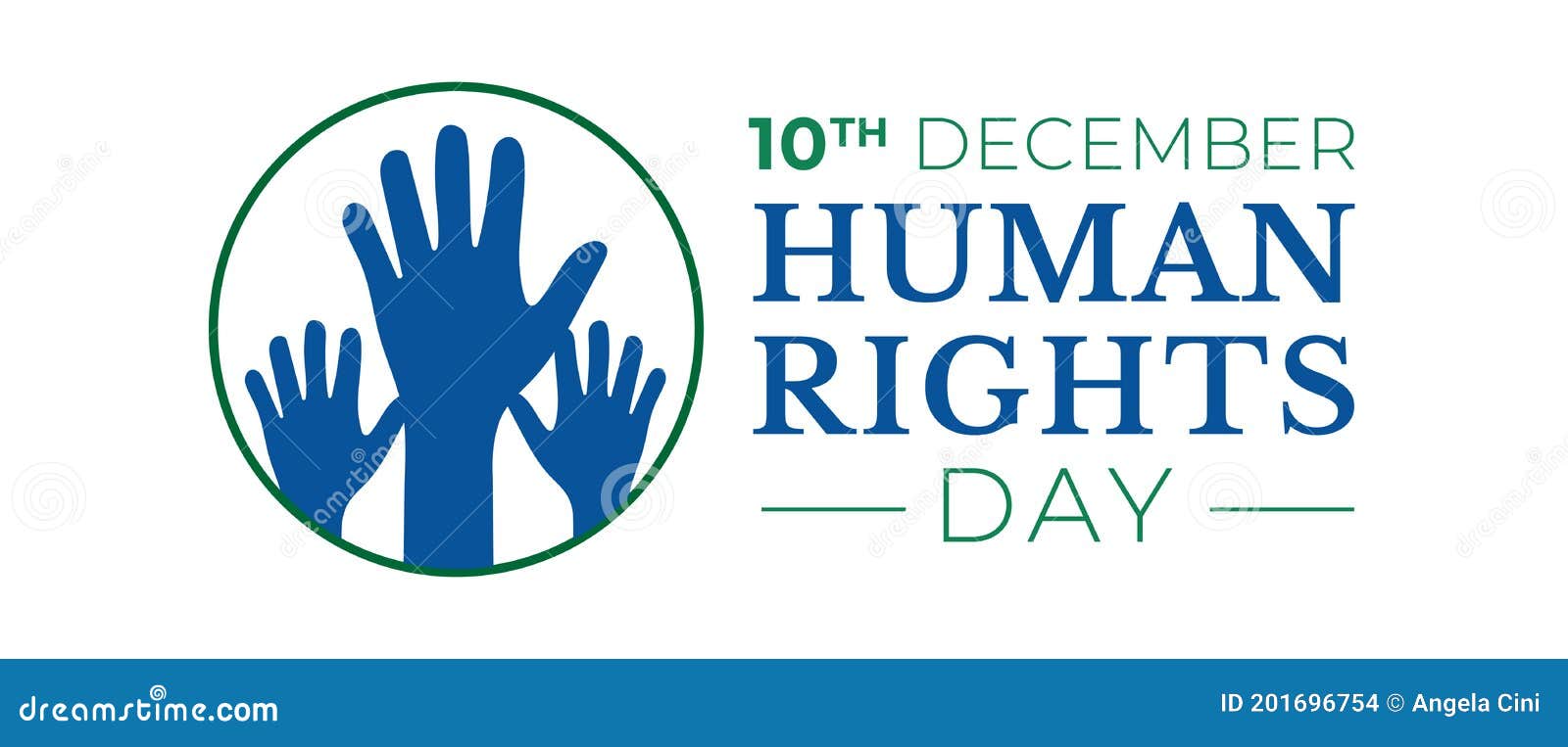 Human Rights Day Logo Icon stock vector. Illustration of fundamental ...