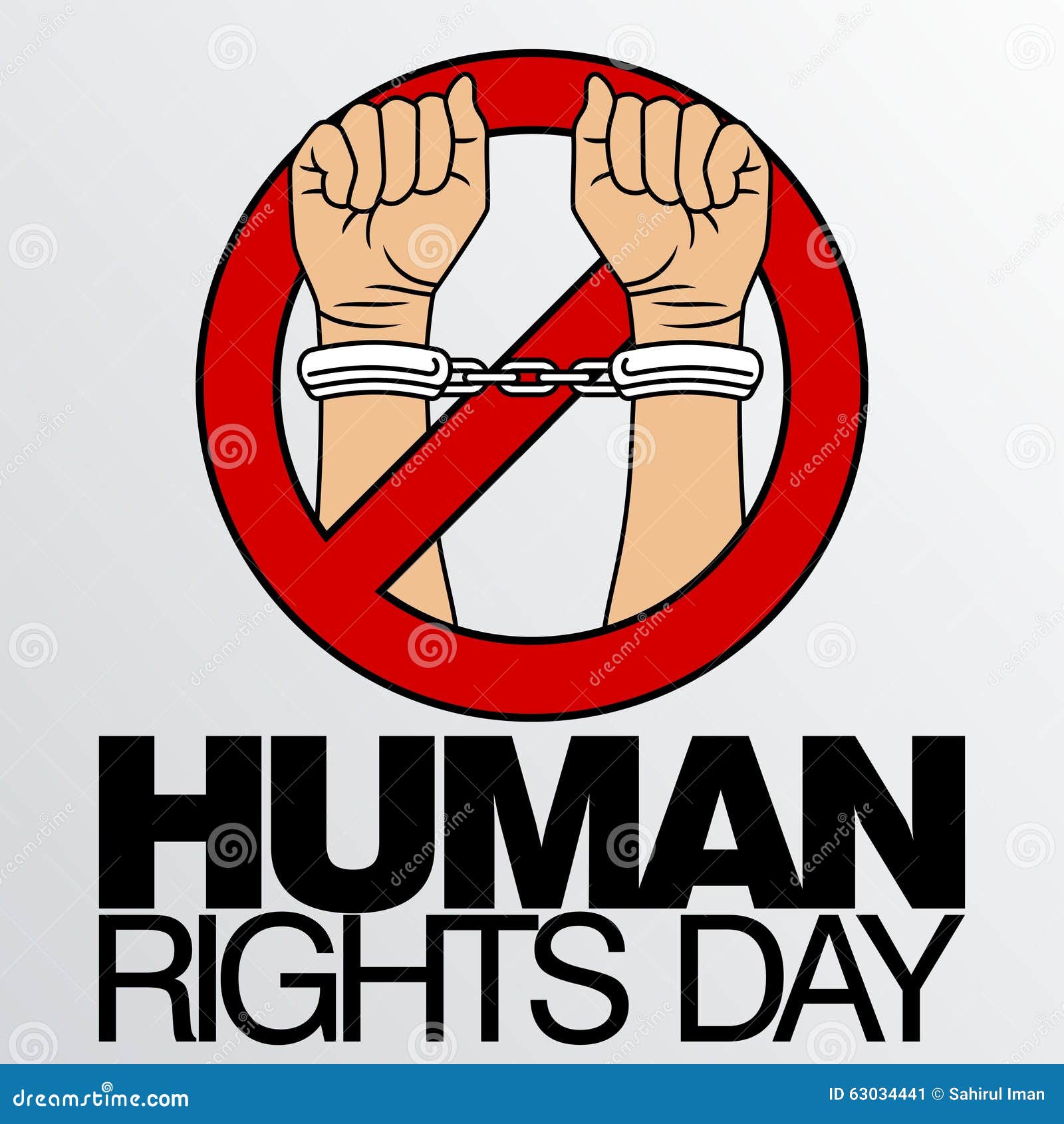 Human Rights Day Vector Template Stock Vector - Illustration of ...