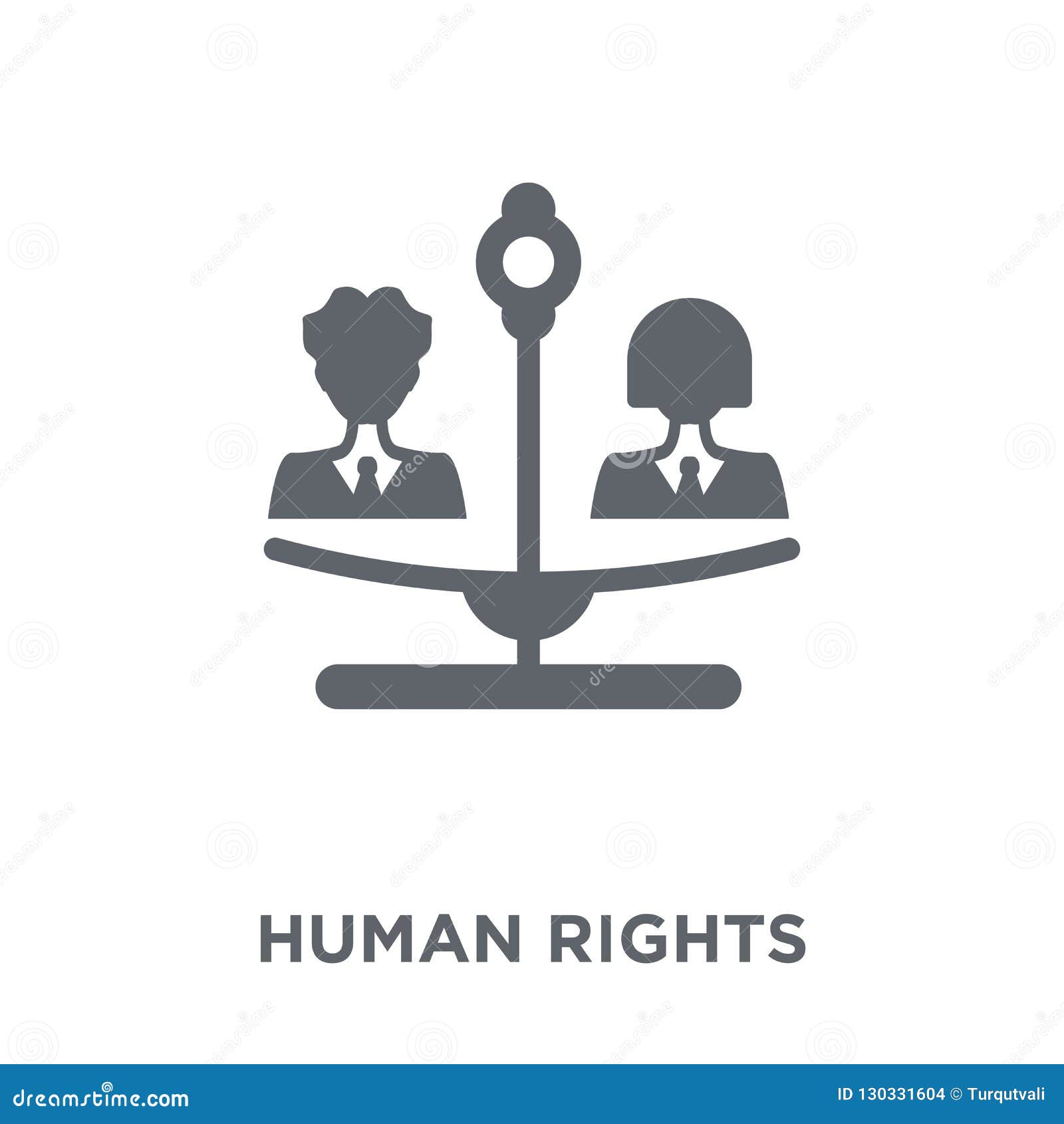Human Rights Icon from Political Collection. Stock Vector ...