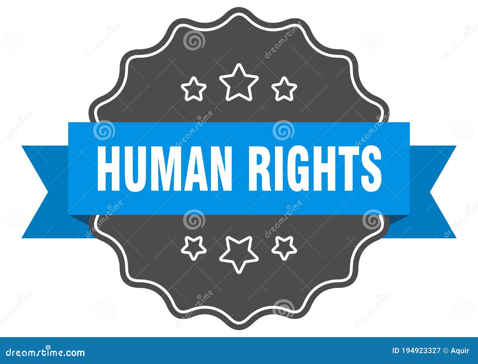 Human Rights Label. Human Rights Isolated Seal. Sticker. Sign Stock ...