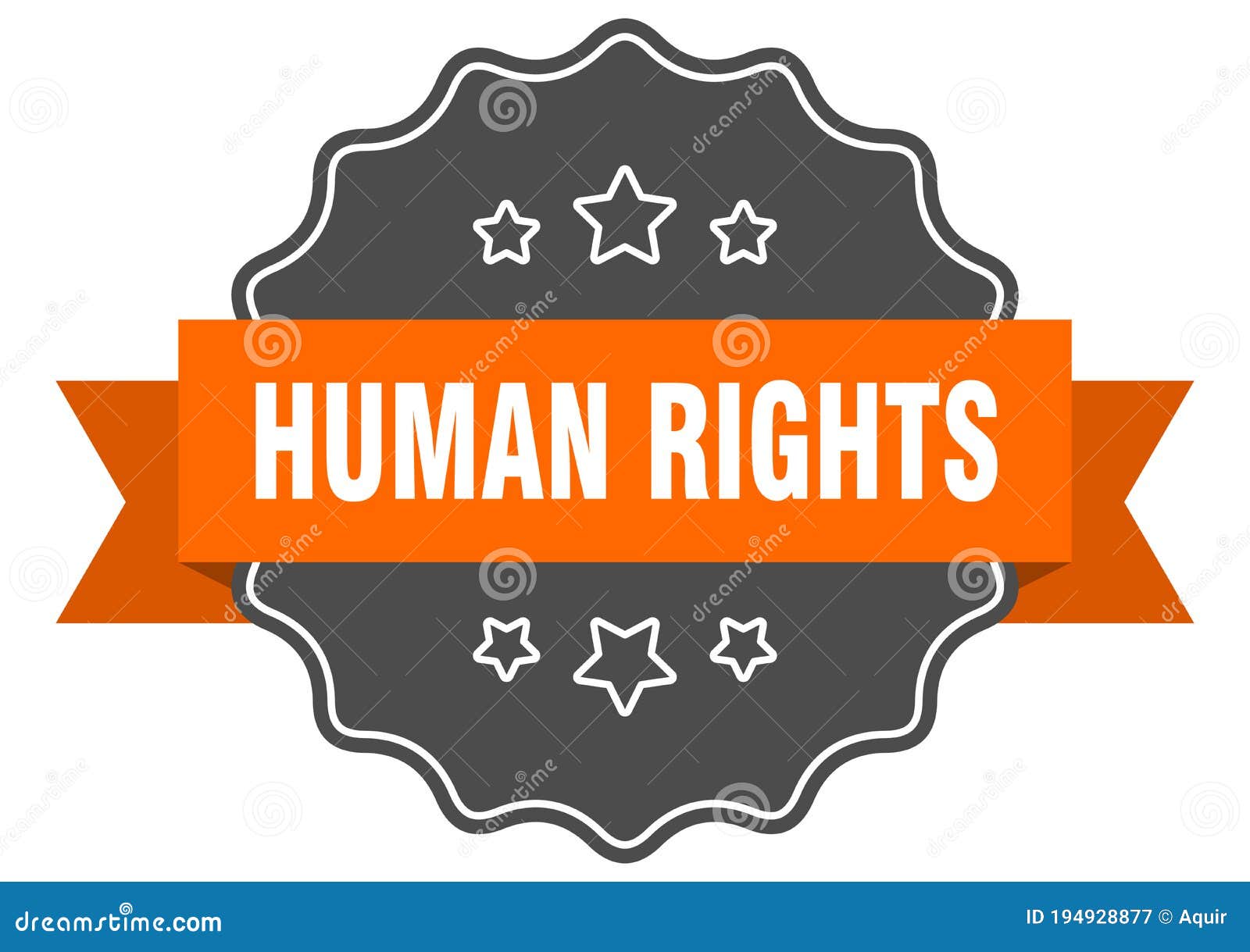 Human Rights Label. Human Rights Isolated Seal. Sticker. Sign Stock ...