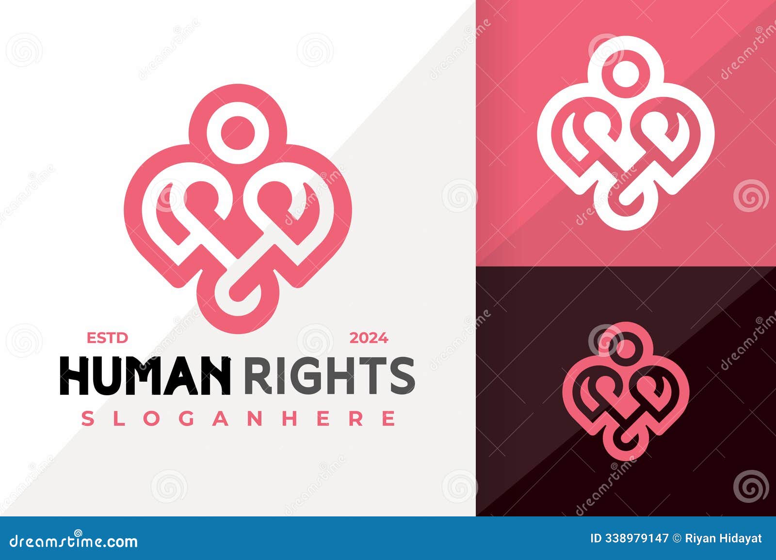 Human Rights Logo Icon Vector Design. Creative Simple Logos Designs ...