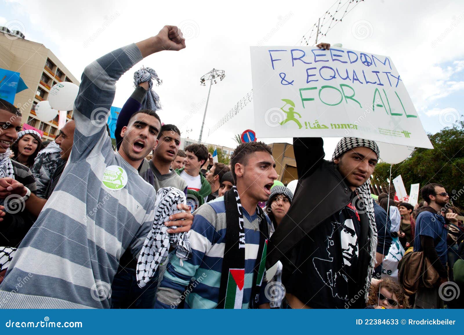Human Rights March in Tel Aviv Editorial Stock Photo - Image of human ...