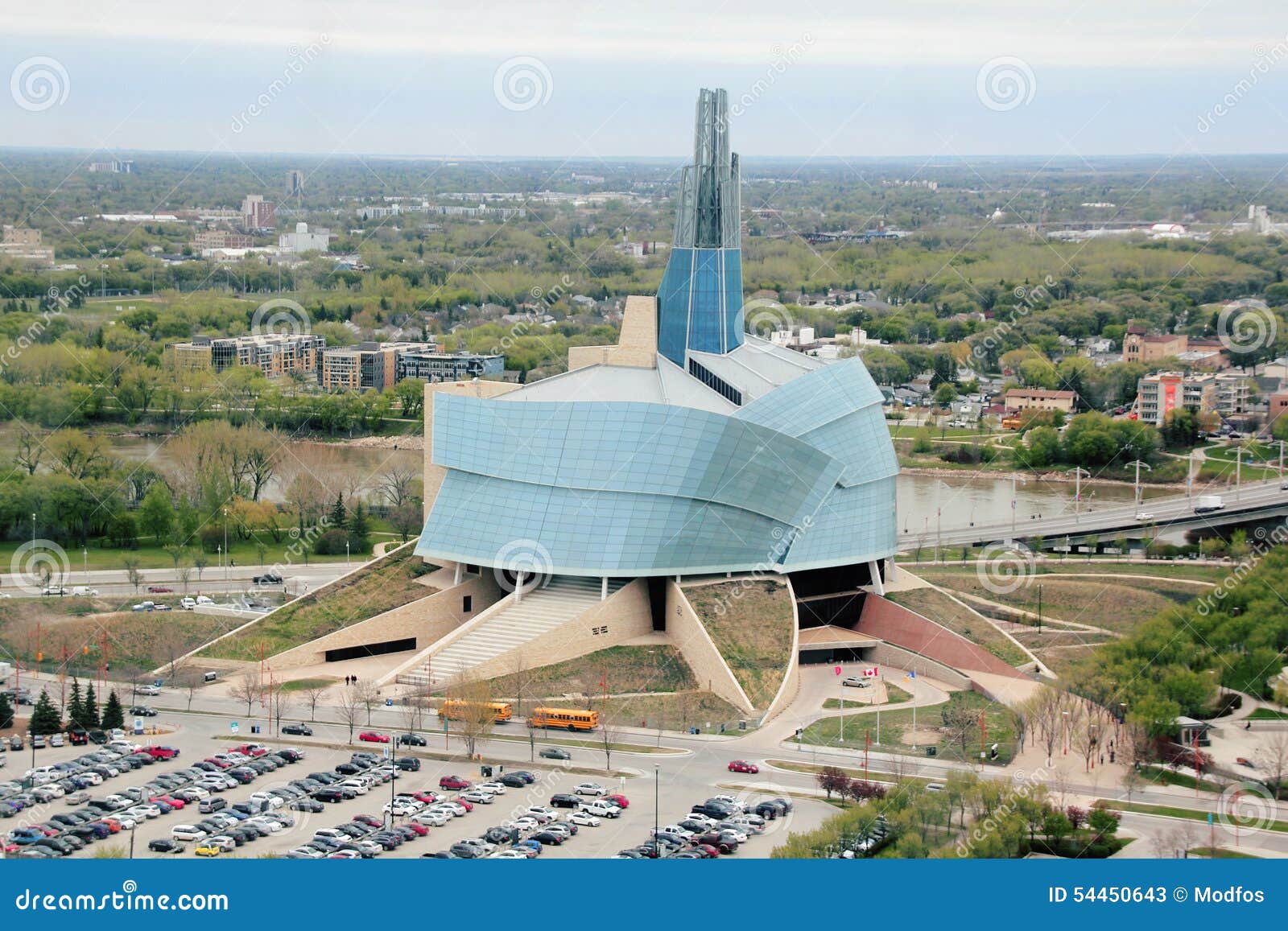 Human Rights Museum in Winnipeg Editorial Stock Photo - Image of ...
