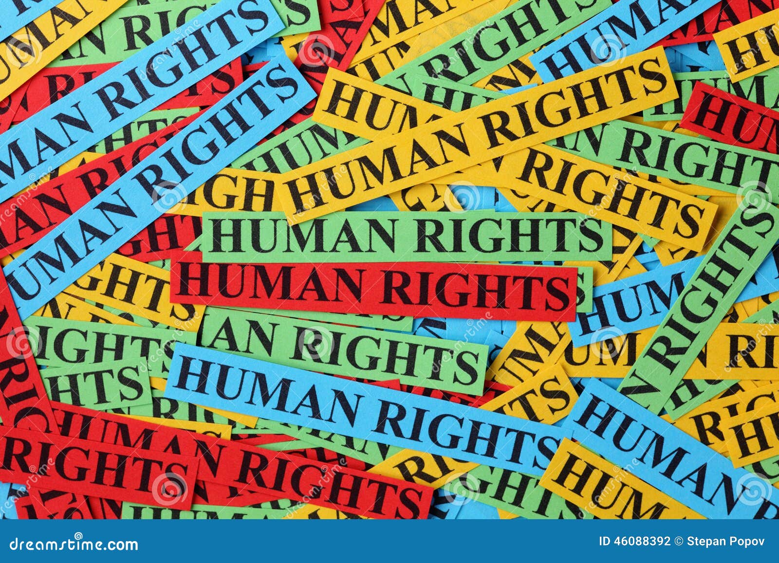 Human rights stock photo. Image of human, text, close - 46088392