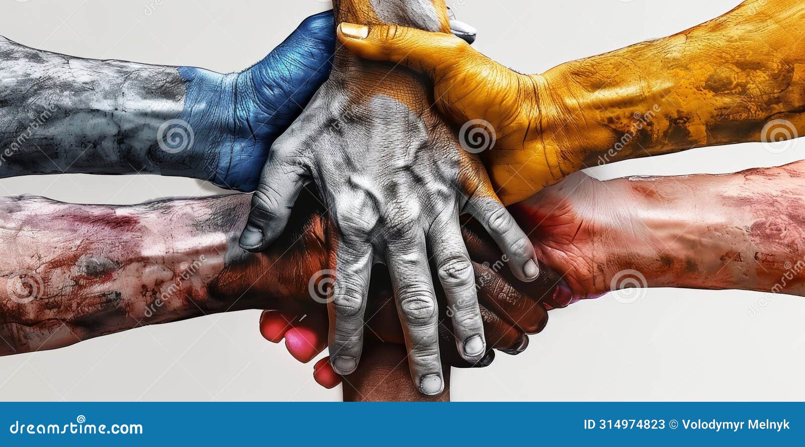 Human Rights Visualized As for Human Hand Holding Together with ...