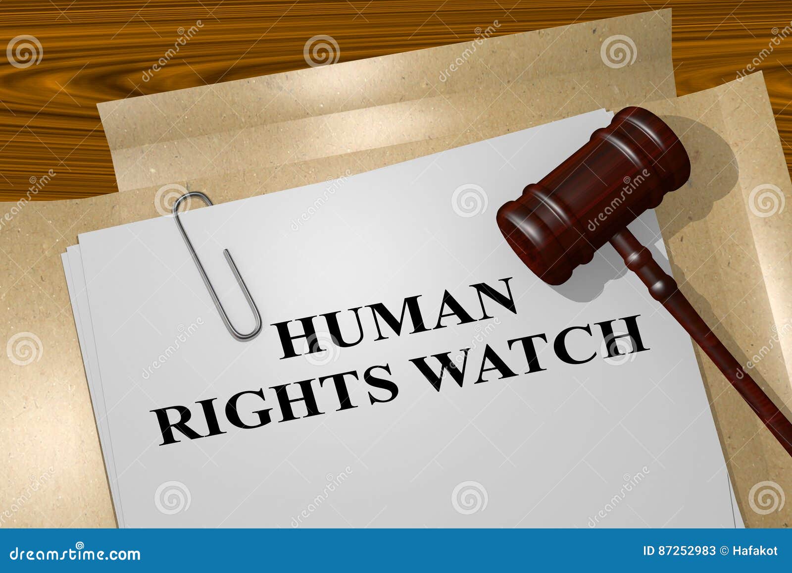 Human Rights Watch - Conceito Legal Ilustração Stock - Ilustração de ...