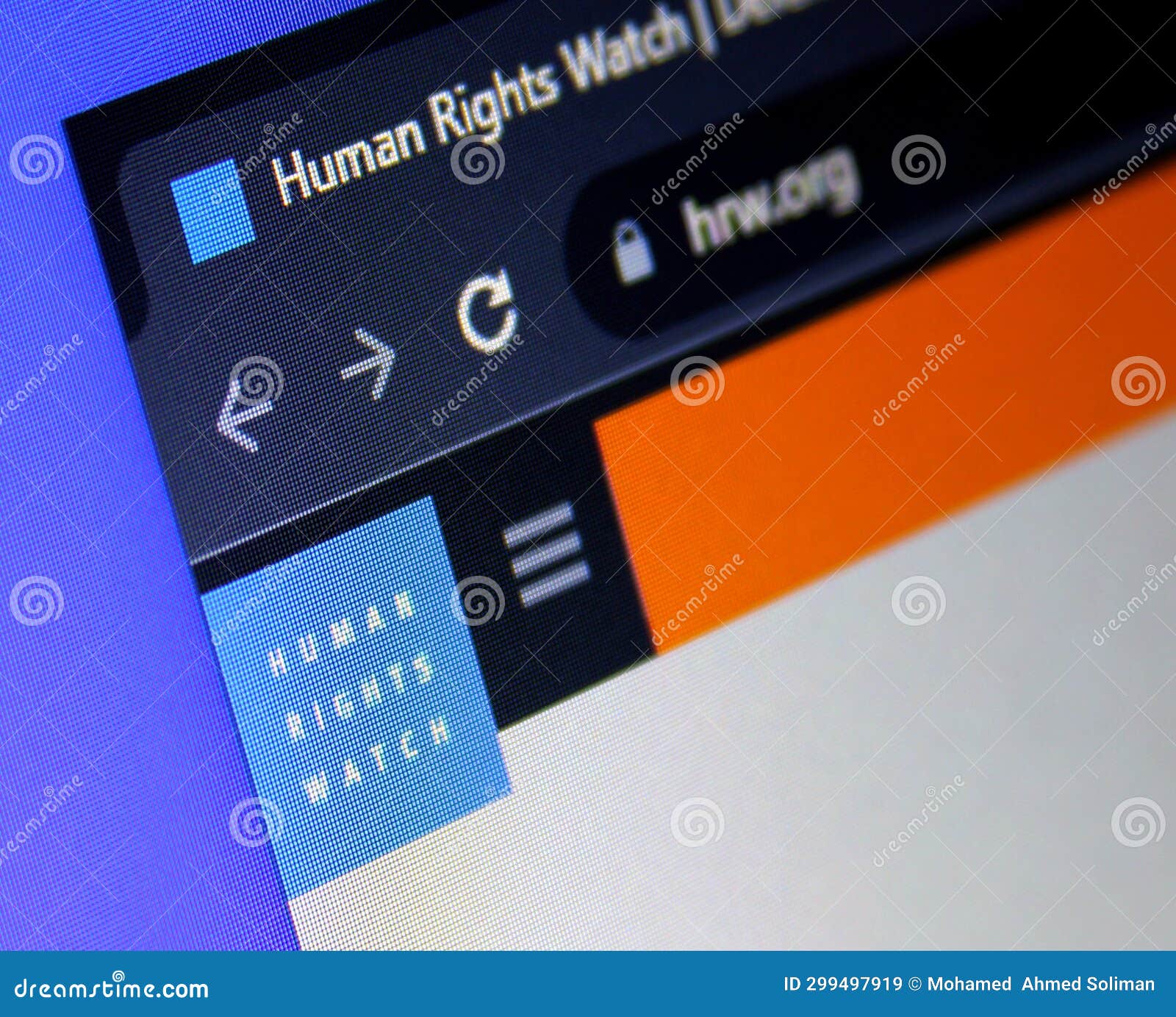 Human Rights Watch (HRW) Organization Editorial Stock Image ...
