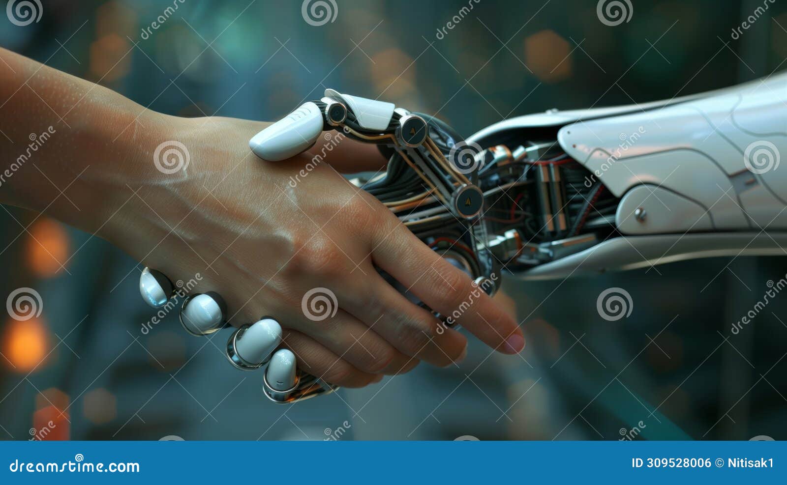Human-Robot Collaboration Exemplified through Handshake Generative Ai ...