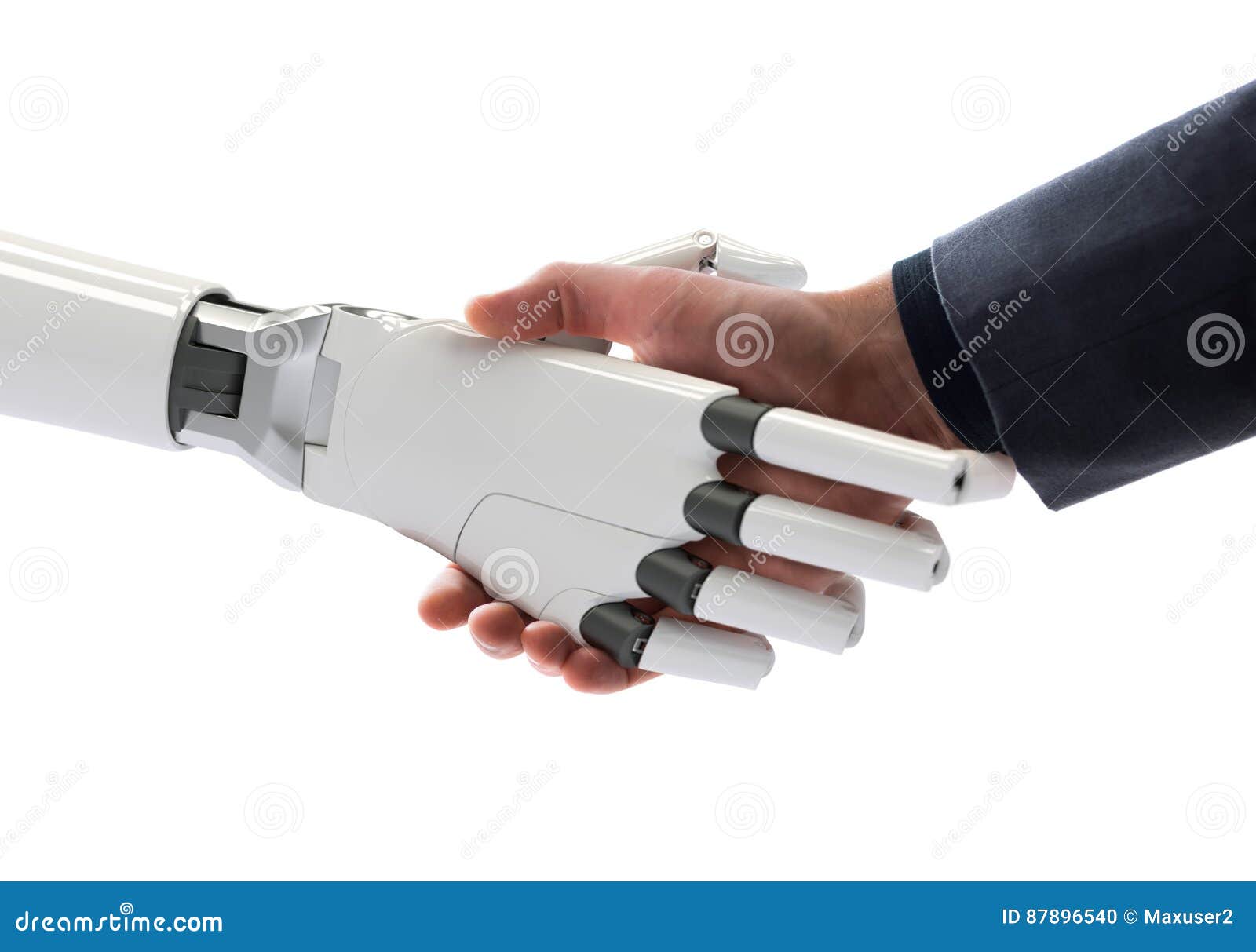 Man And Robot Handshake, Arab Businessman Shaking Hands With Modern ... Man And Robot Handshake, Arab Businessman Shaking Hands With Modern ...