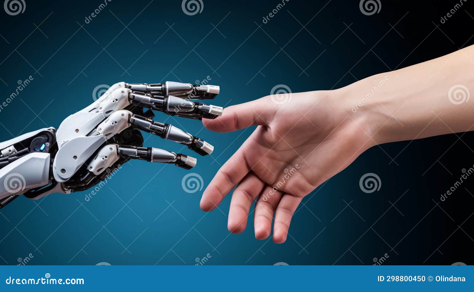 Human and Robot Shaking Hands. Artificial Intelligence Futuristic ... Human and Robot Shaking Hands. Artificial Intelligence Futuristic ...